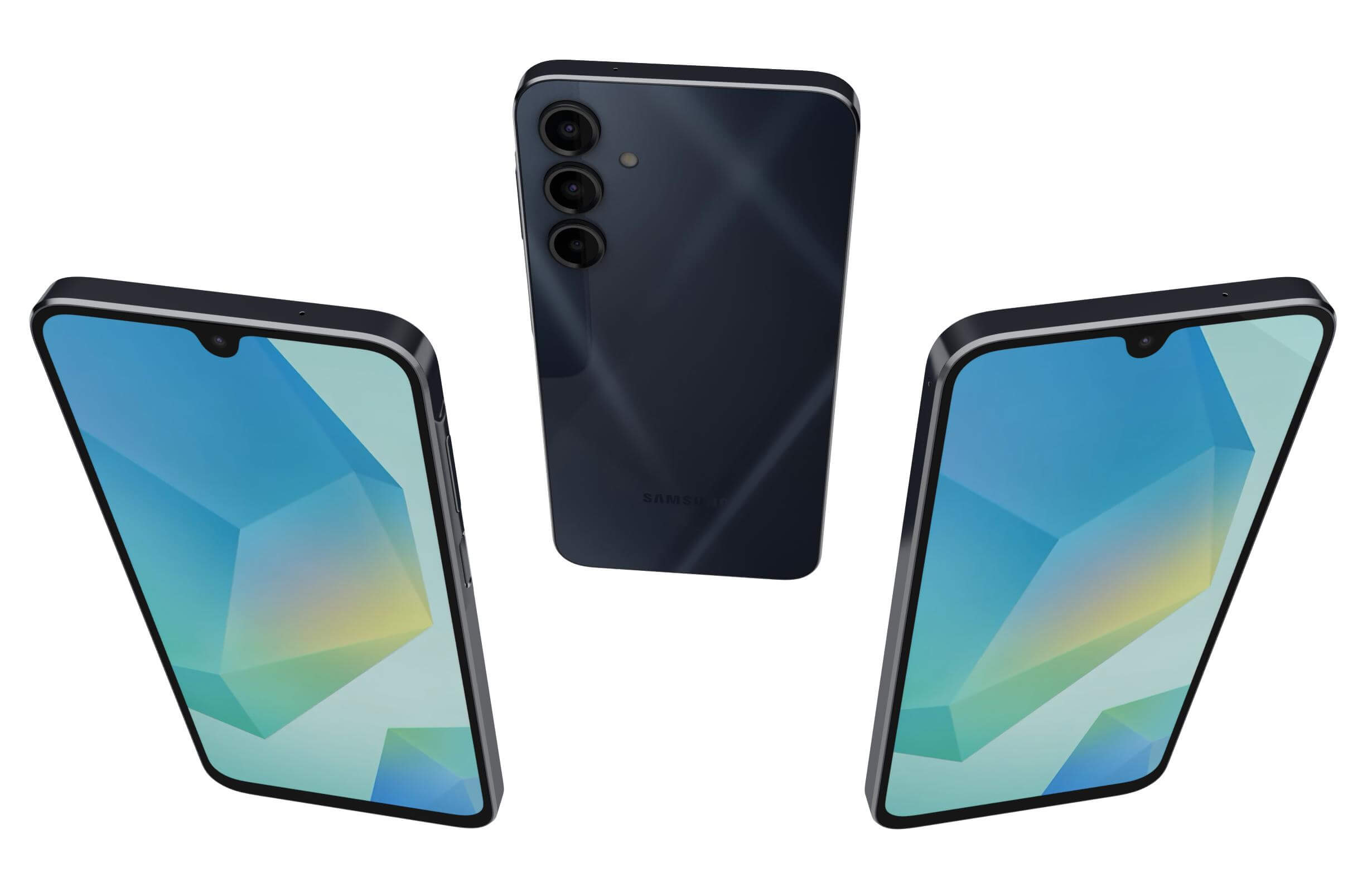 Samsung Galaxy A16 5G Blue Black - 3D Model by Rever_Art