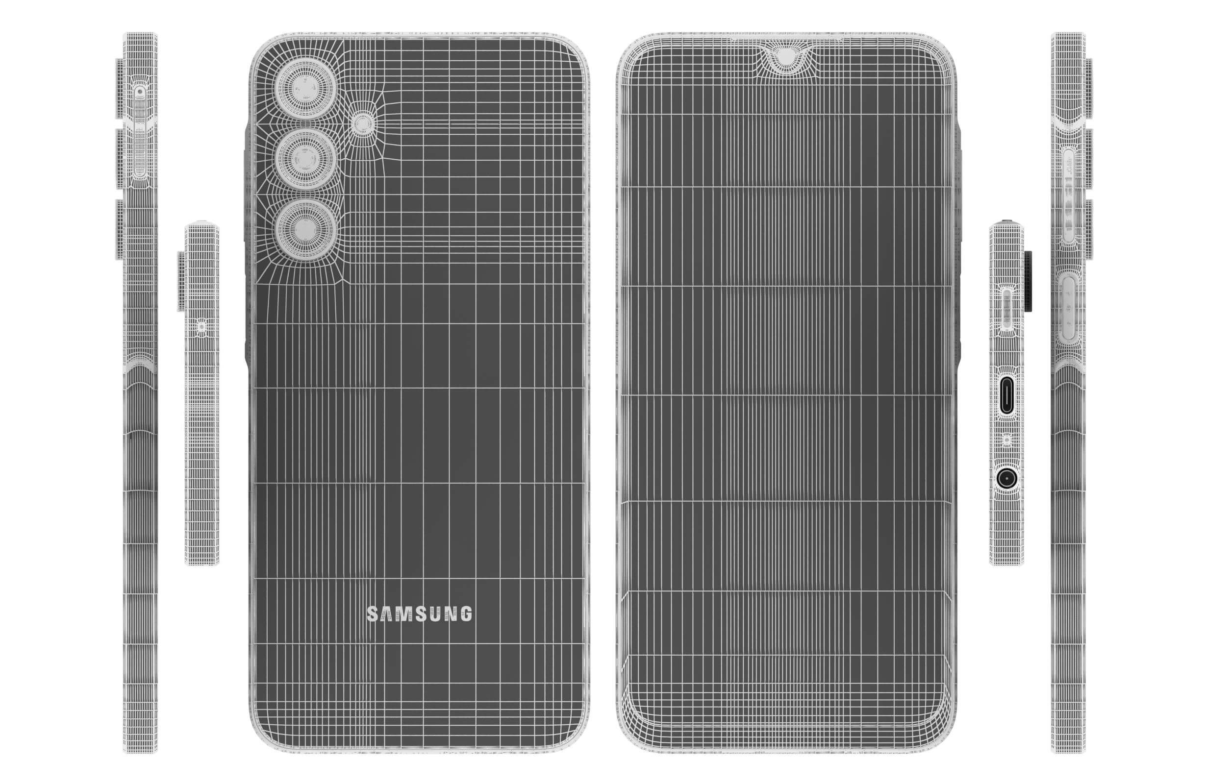 Samsung Galaxy A16 5G Blue Black - 3D Model by Rever_Art