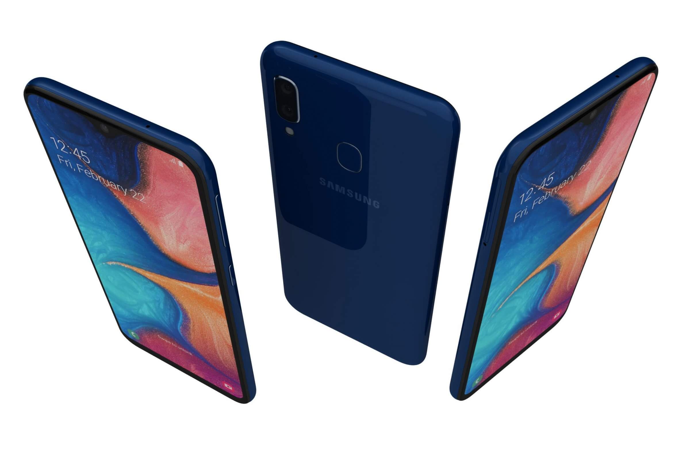 Samsung Galaxy A20e All Colors - 3D Model by Rever_Art