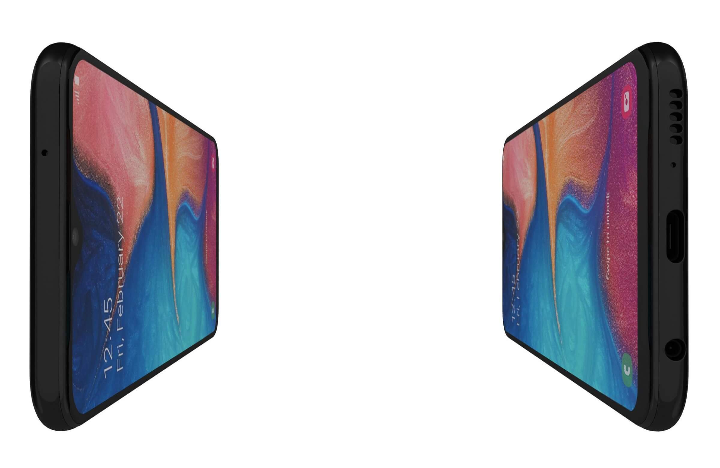 Samsung Galaxy A20e All Colors - 3D Model by Rever_Art