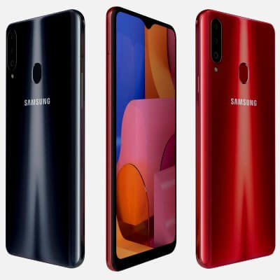 Samsung Galaxy A20s All Colors - 3D Model by Rever_Art