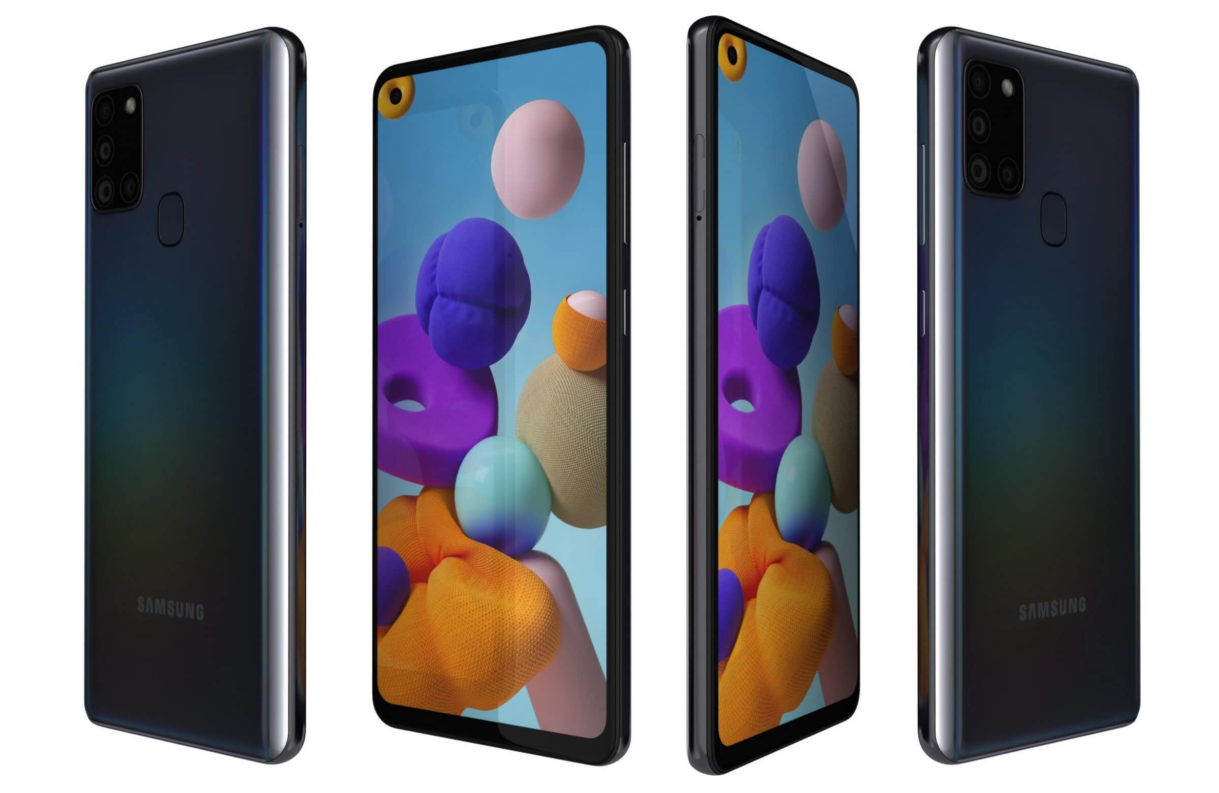 Samsung Galaxy A21s All Colors - 3D Model by Rever_Art