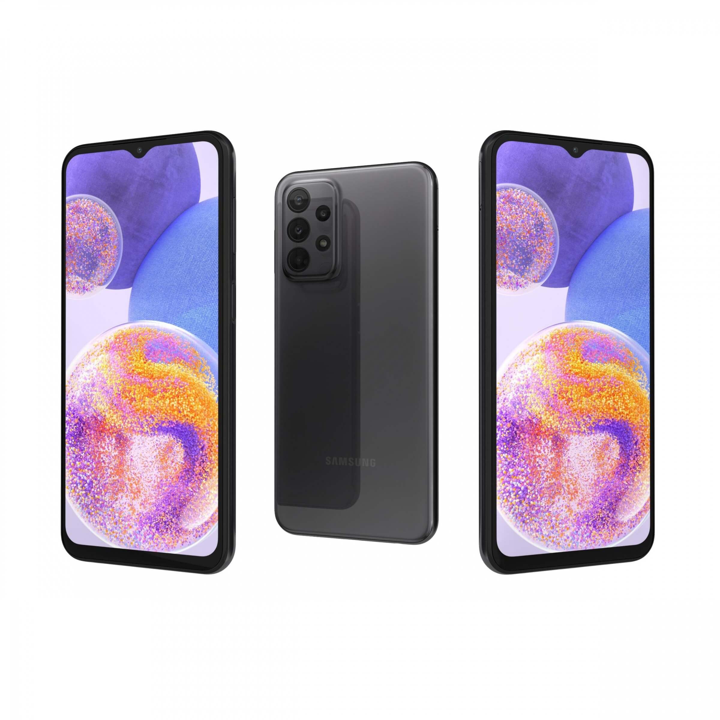 Samsung Galaxy A23 Black - 3D Model by Rever_Art