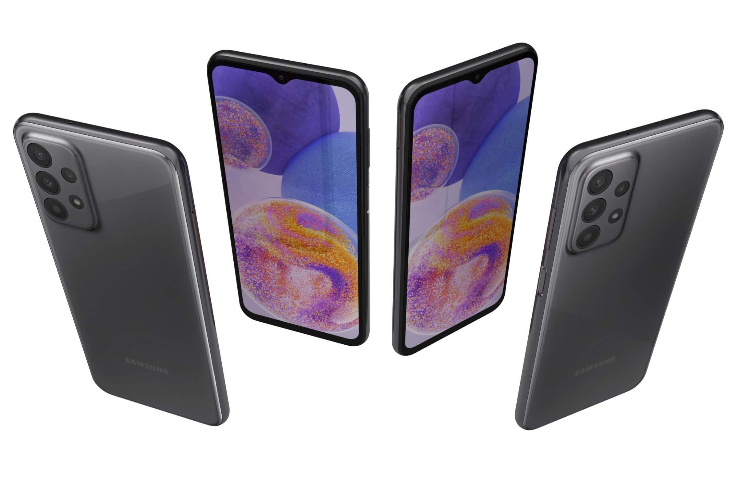 Samsung Galaxy A23 Black - 3D Model by Rever_Art