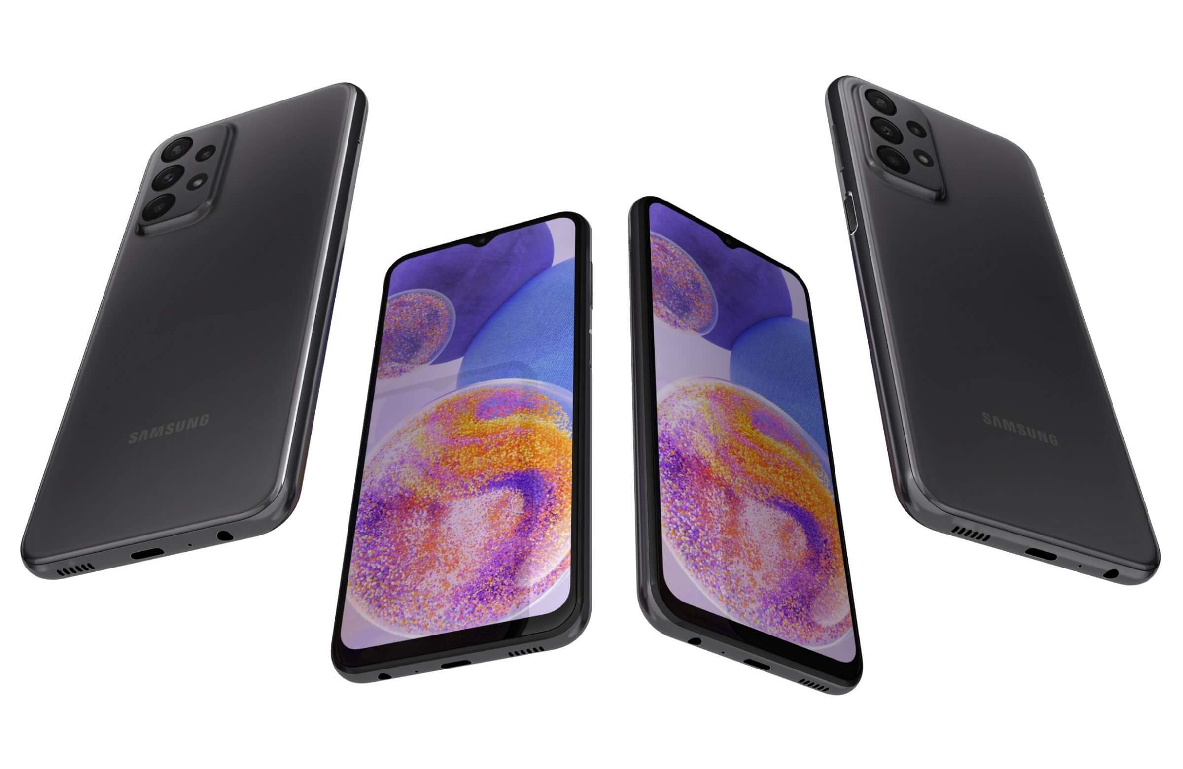 Samsung Galaxy A23 Black - 3D Model by Rever_Art