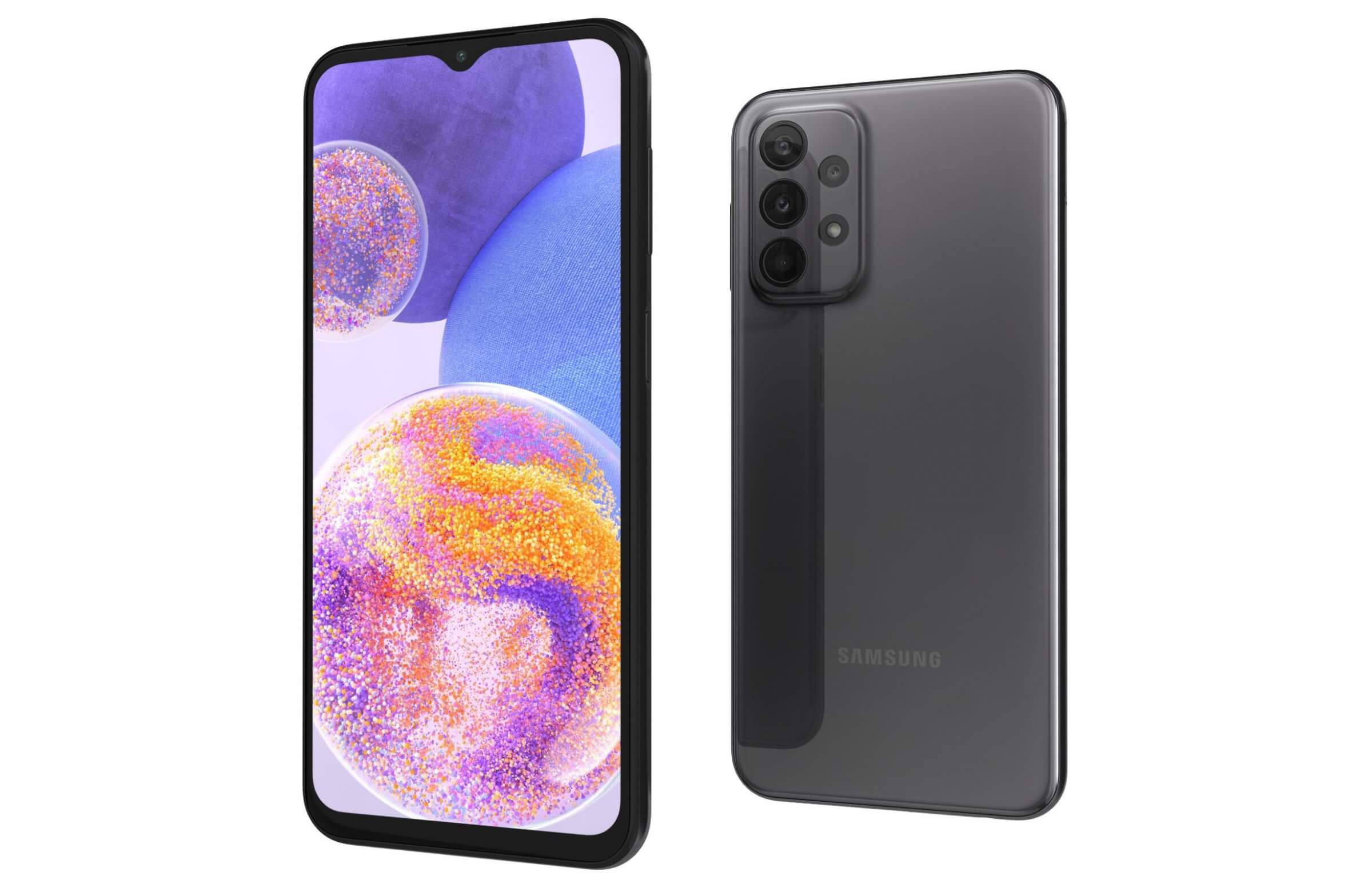 Samsung Galaxy A23 Black - 3D Model by Rever_Art