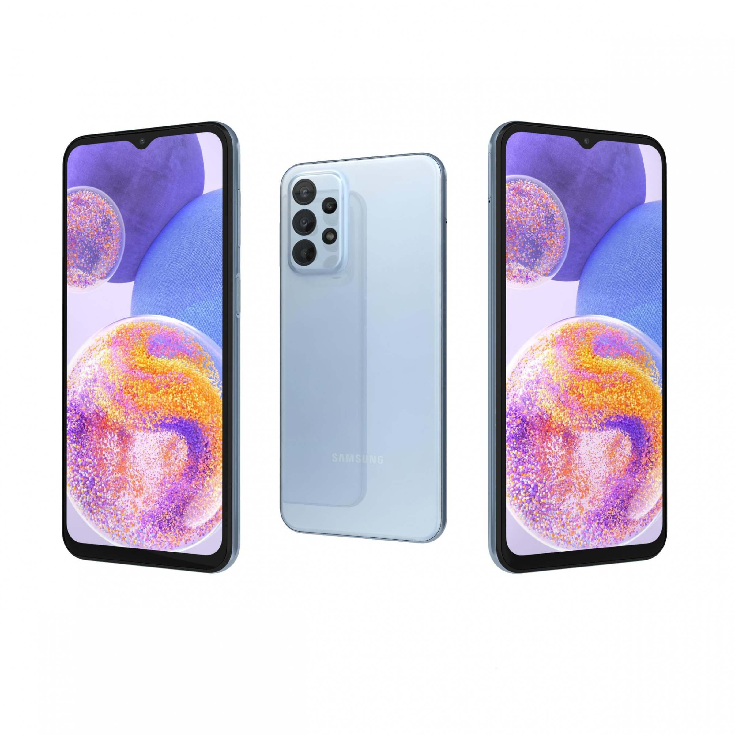 Samsung Galaxy A23 Blue - 3D Model by Rever_Art