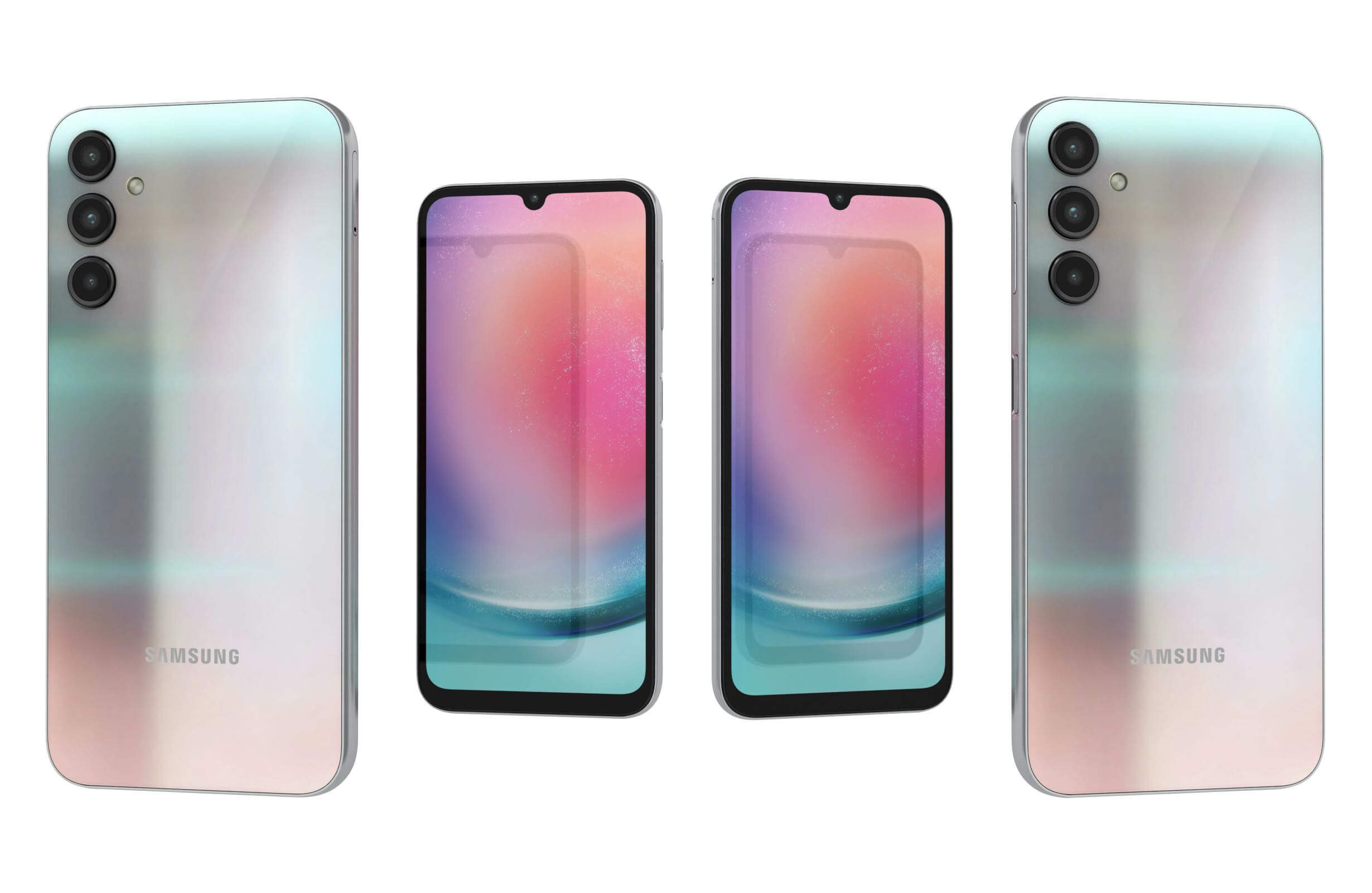 Samsung Galaxy A24 4G All Colors - 3D Model by Rever_Art