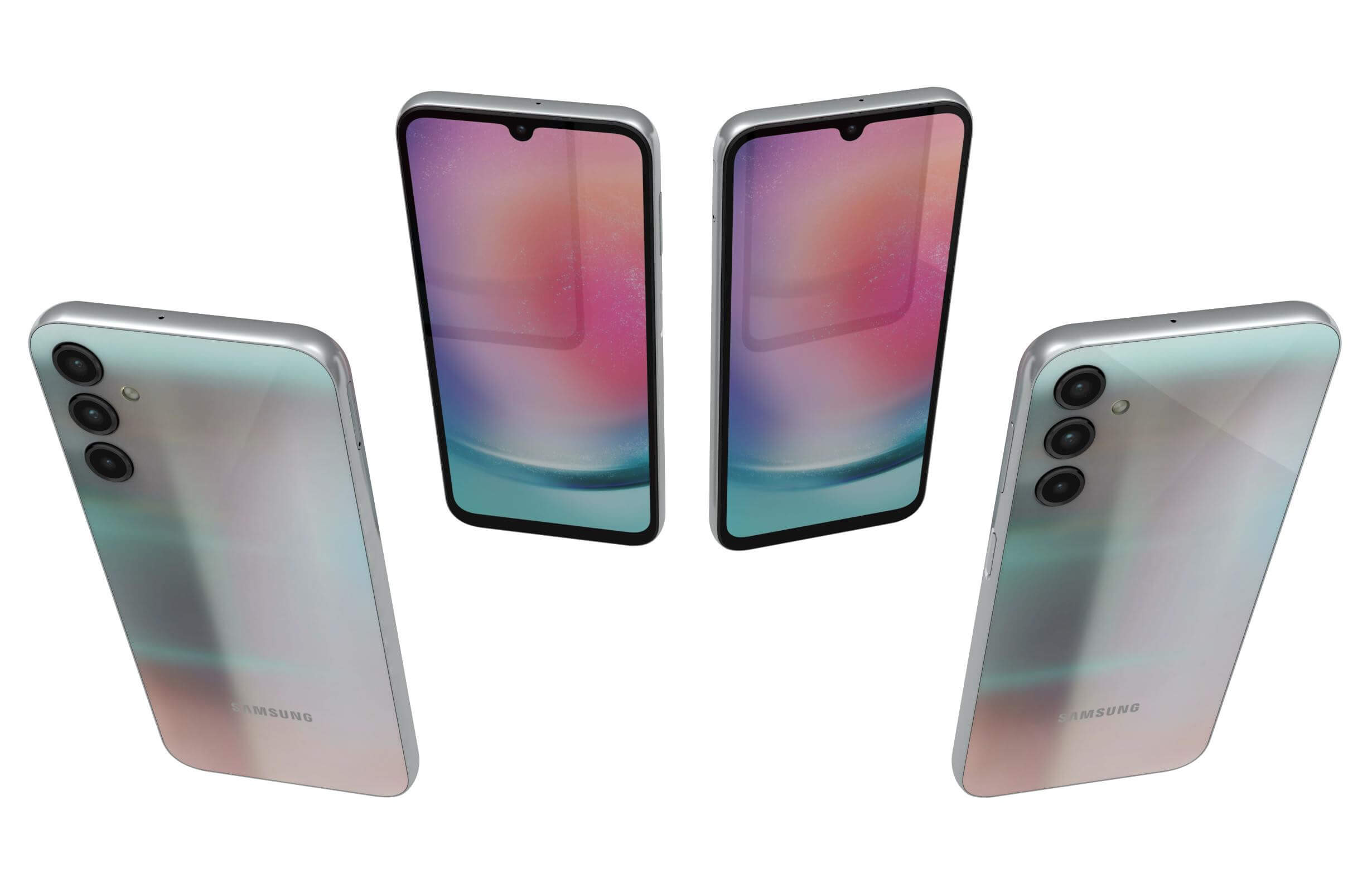 Samsung Galaxy A24 4G All Colors - 3D Model by Rever_Art