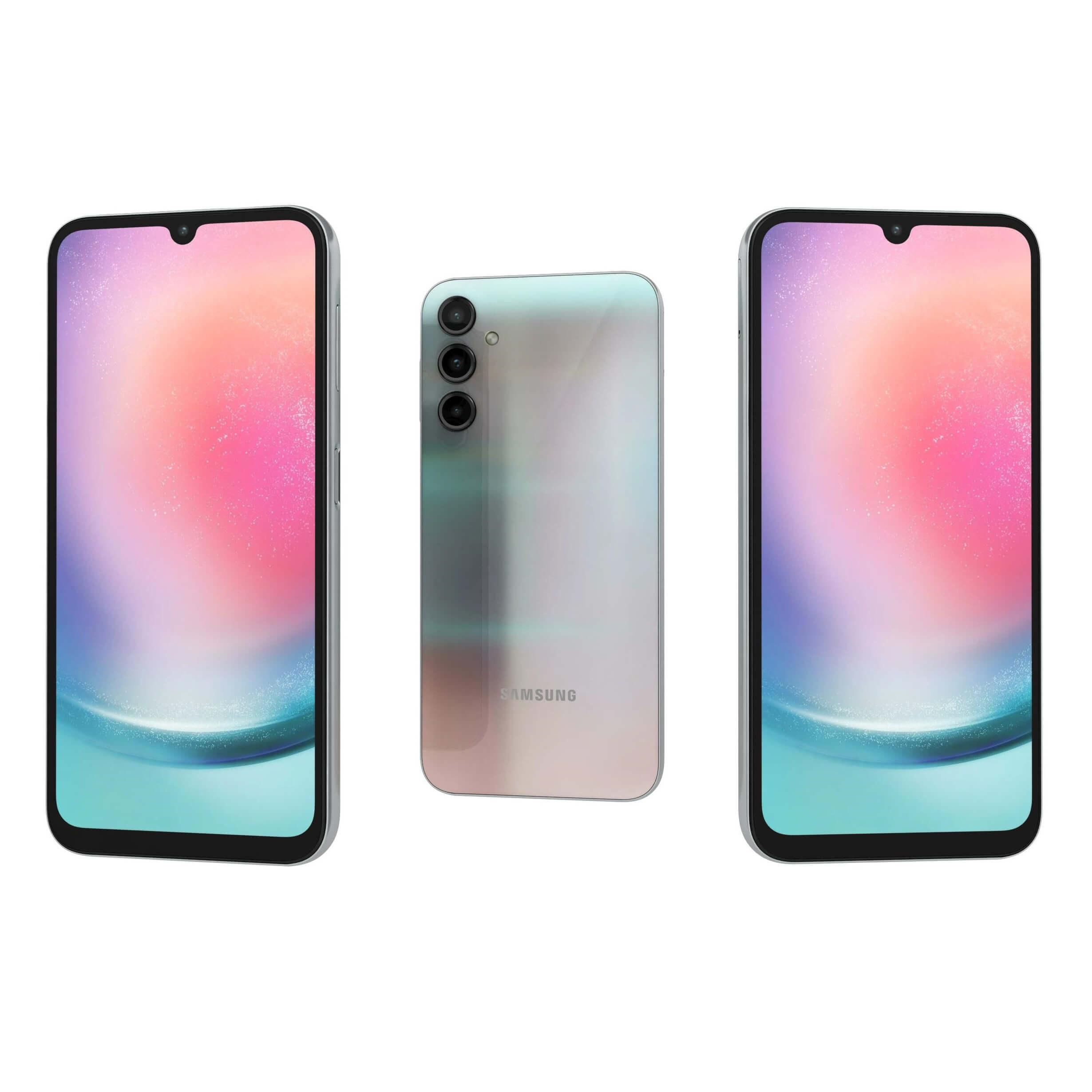 Samsung Galaxy A24 4G White - 3D Model by Rever_Art