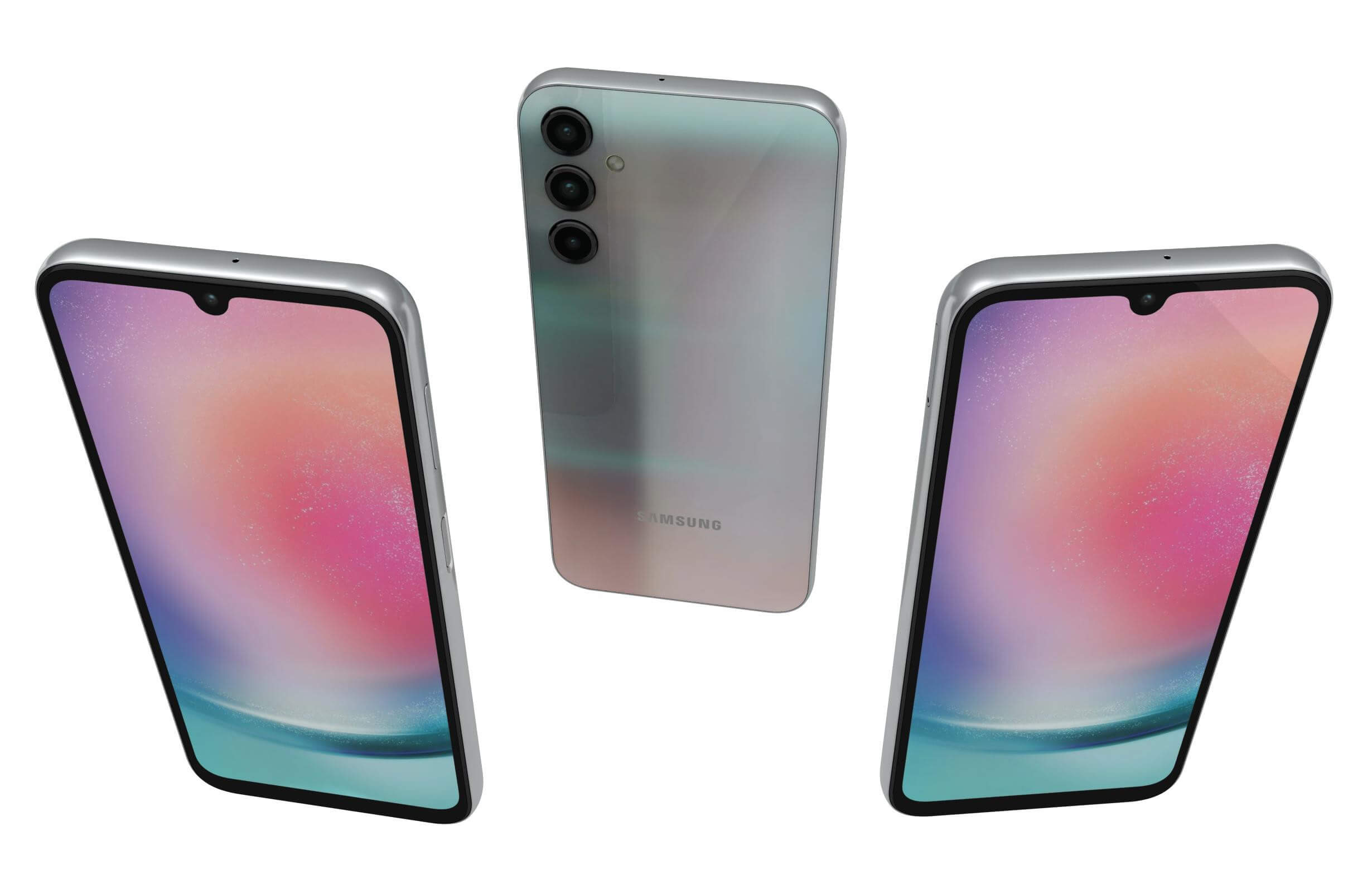 Samsung Galaxy A24 4G White - 3D Model by Rever_Art