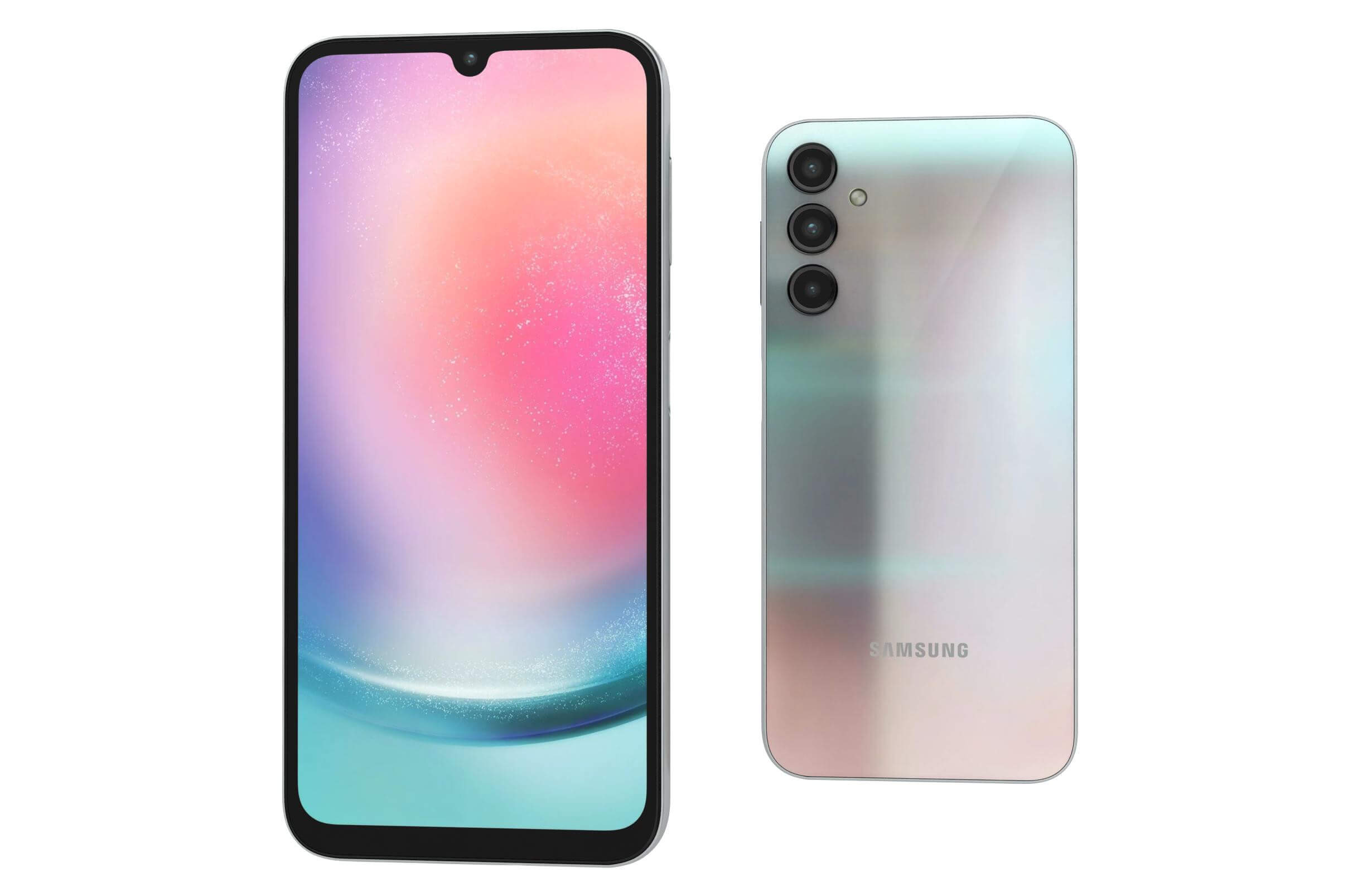 Samsung Galaxy A24 4G White - 3D Model by Rever_Art