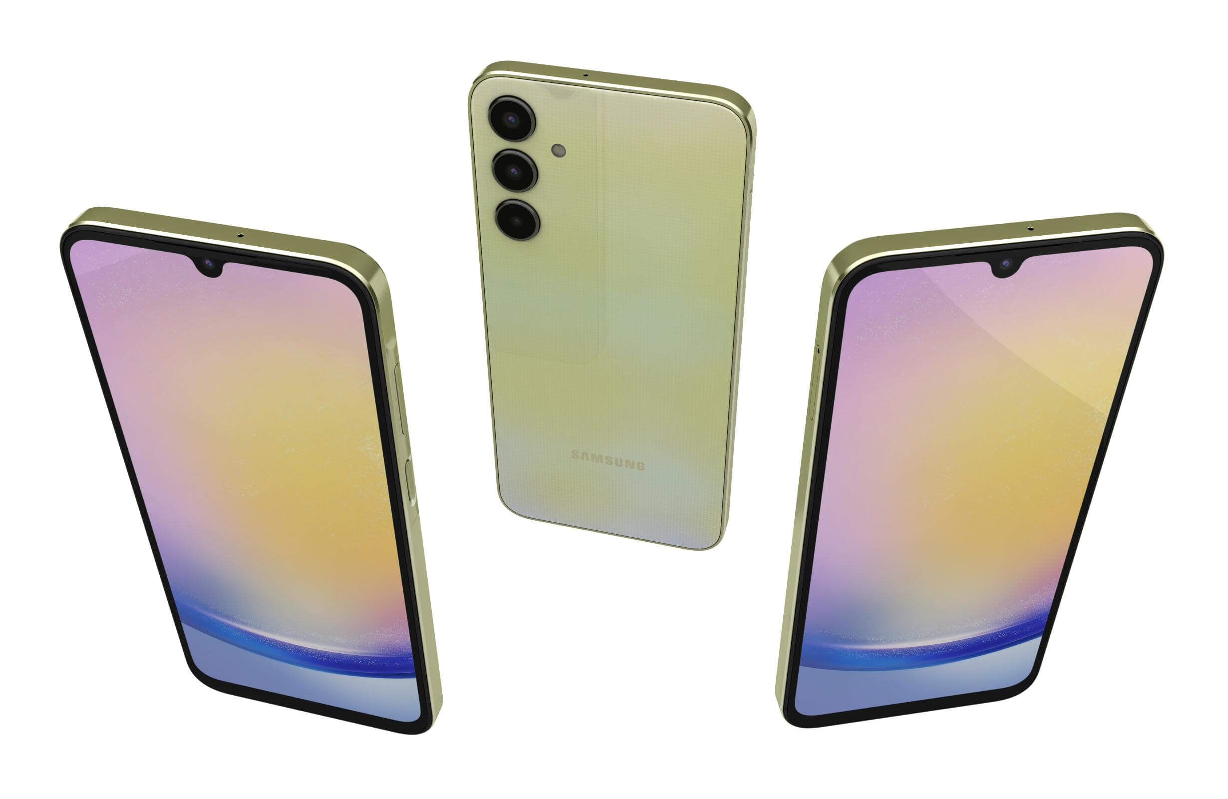 Samsung Galaxy A25 Yellow - 3D Model by Rever_Art