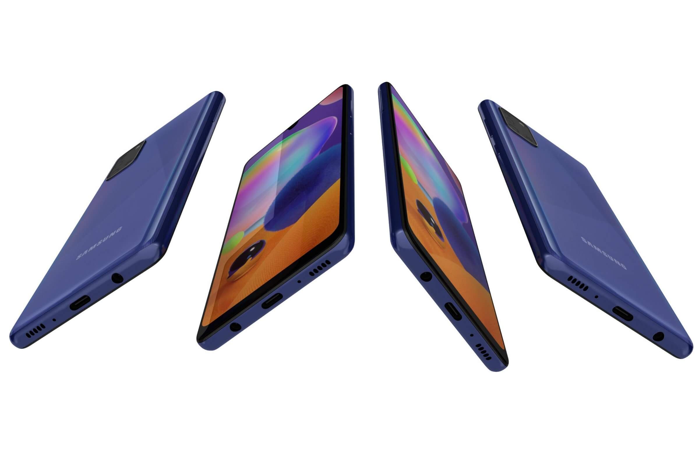 Samsung Galaxy A31 Prism Crush Blue - 3D Model by Rever_Art