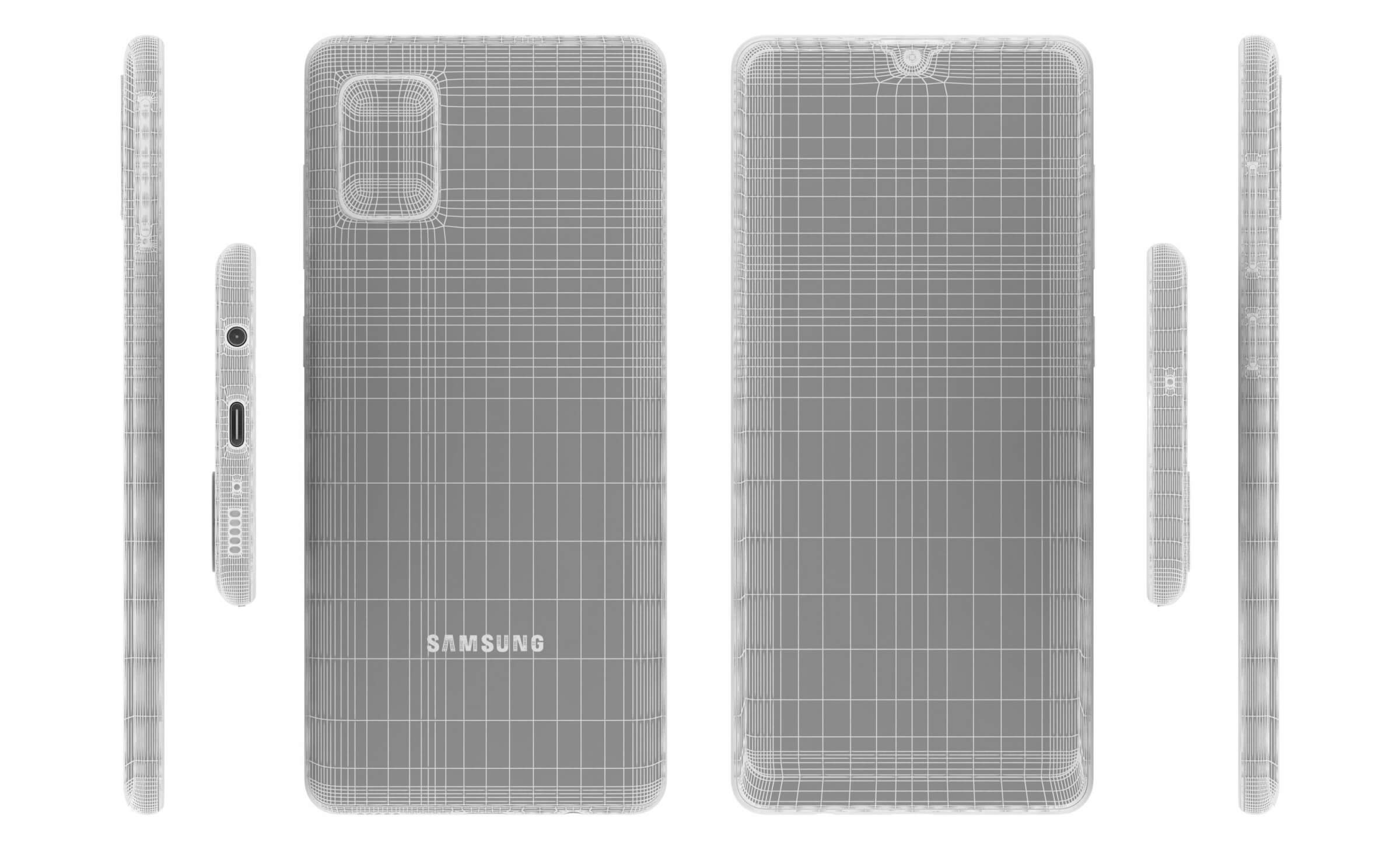 Samsung Galaxy A31 Prism Crush Blue - 3D Model by Rever_Art