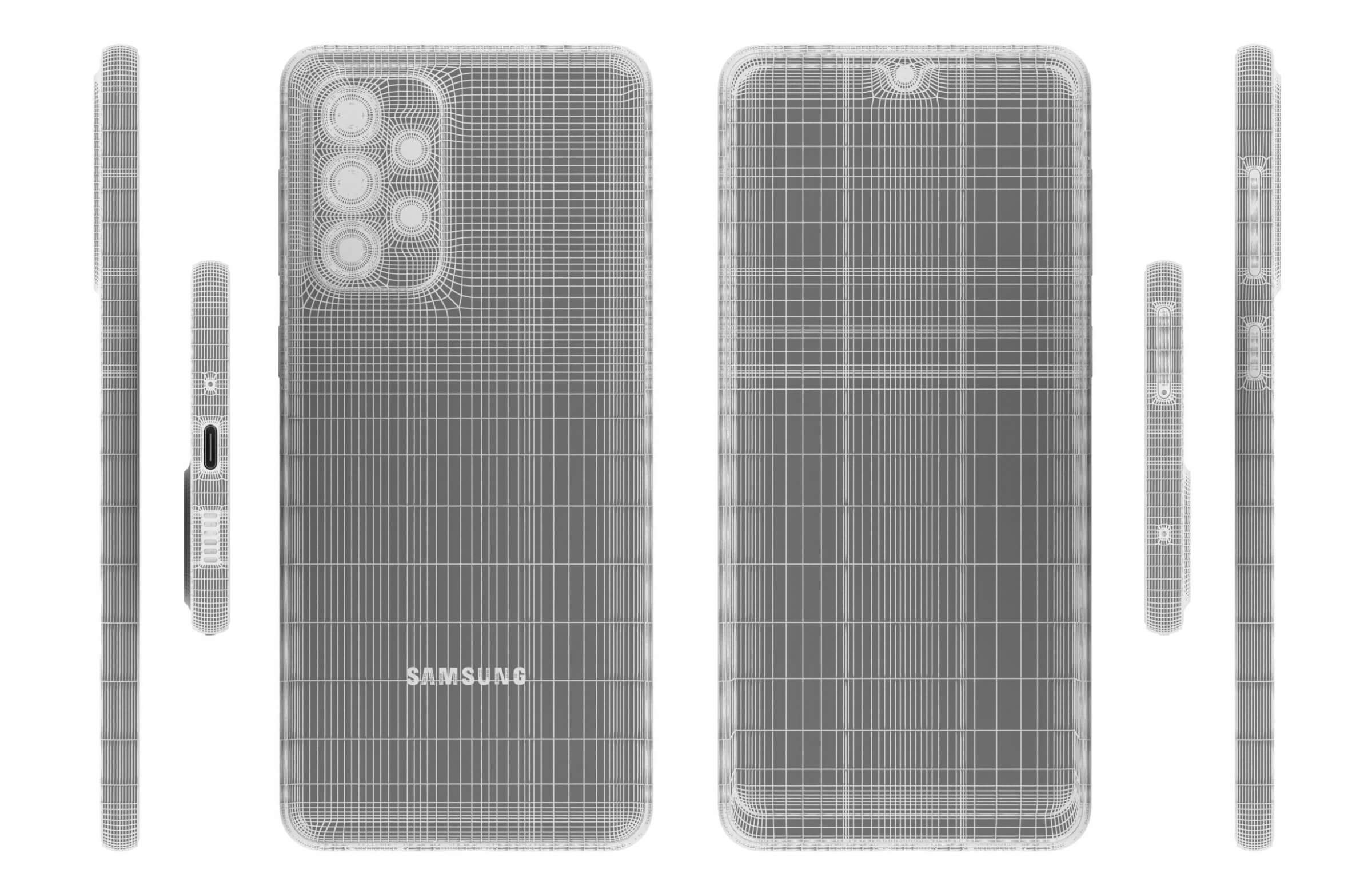Samsung Galaxy A33 5G All Colors - 3D Model by Rever_Art