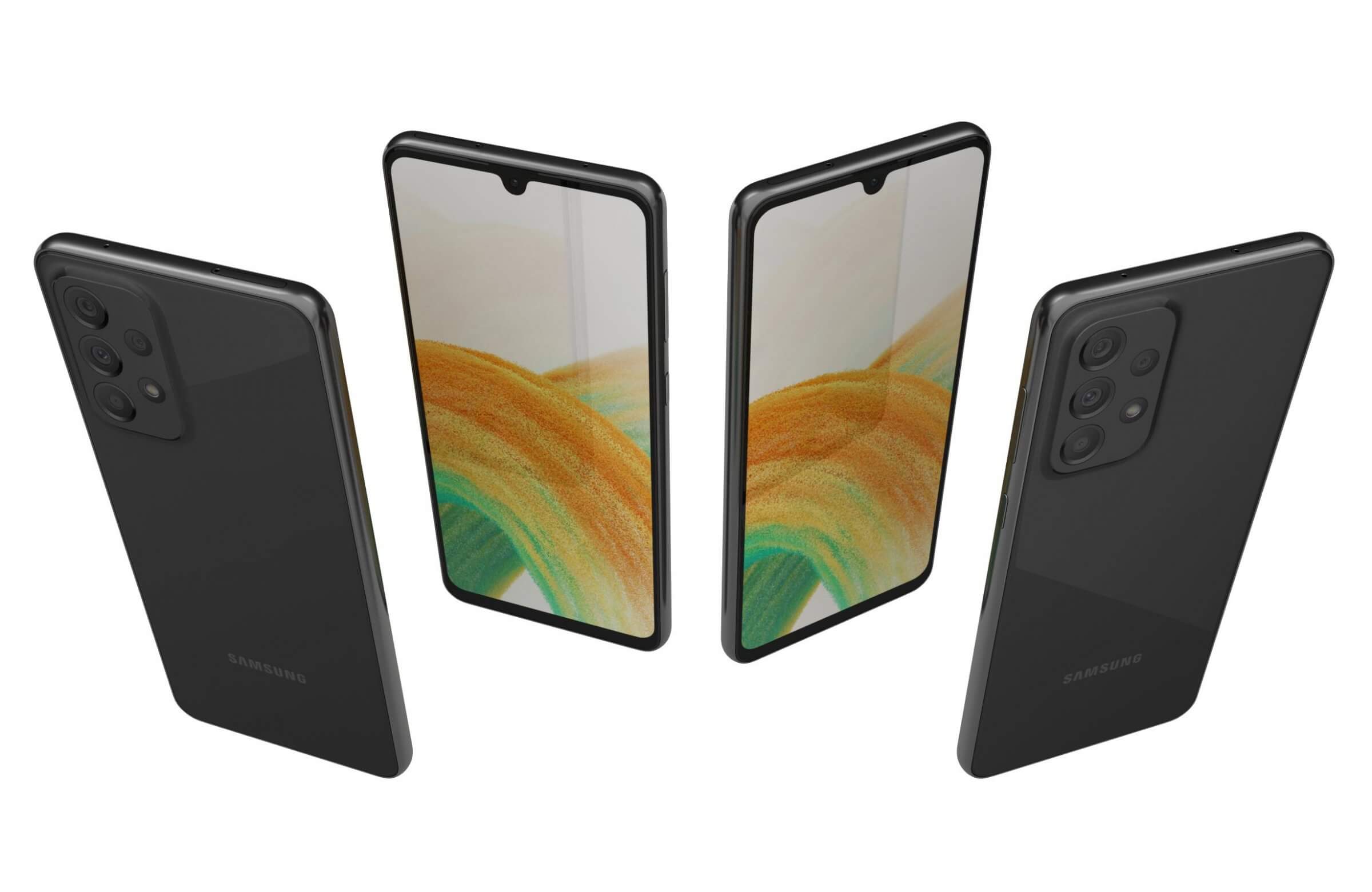 Samsung Galaxy A33 5G Black - 3D Model by Rever_Art