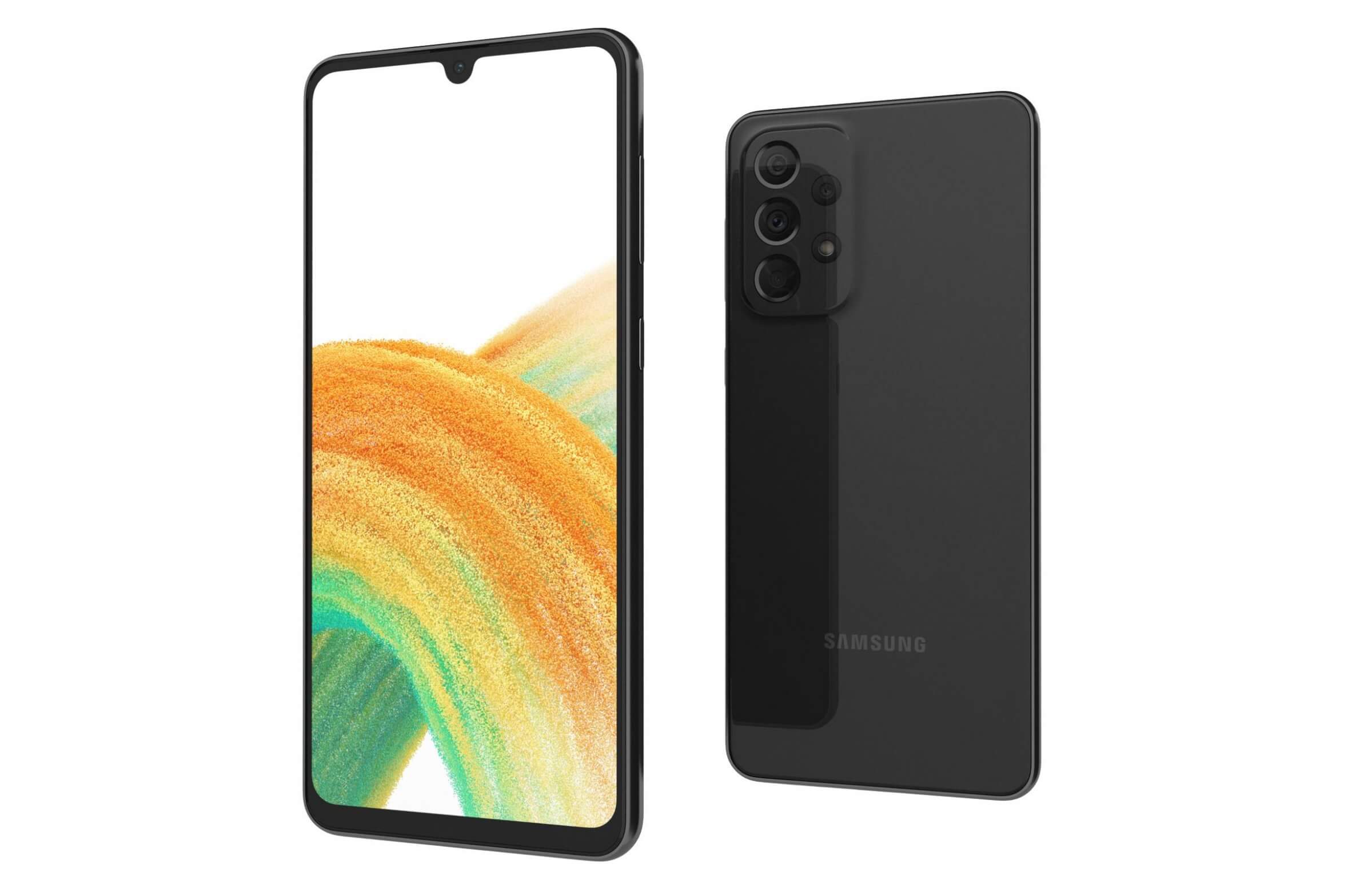 Samsung Galaxy A33 5G Black - 3D Model by Rever_Art