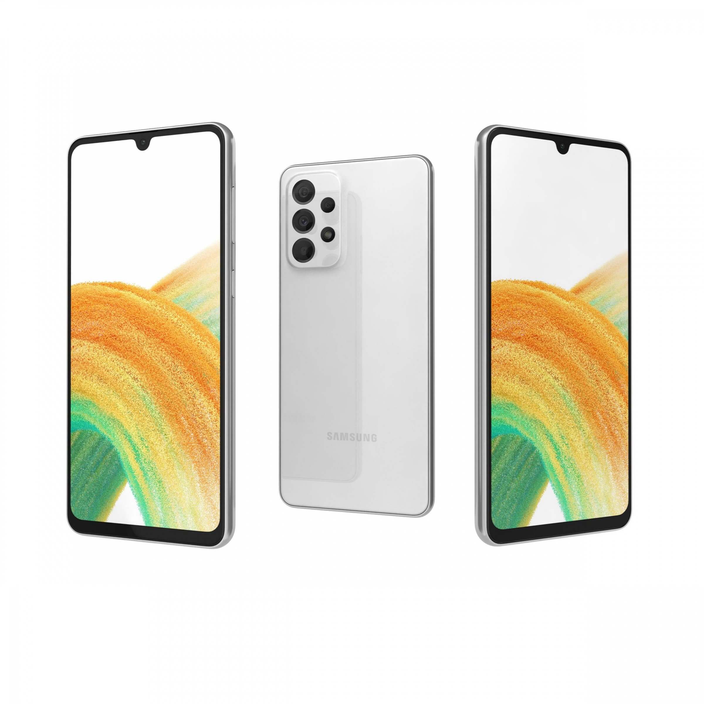 Samsung Galaxy A33 5G White - 3D Model by Rever_Art