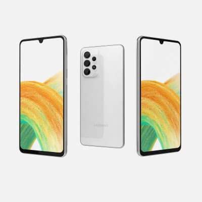 Samsung Galaxy A33 5G White - 3D Model by Rever_Art