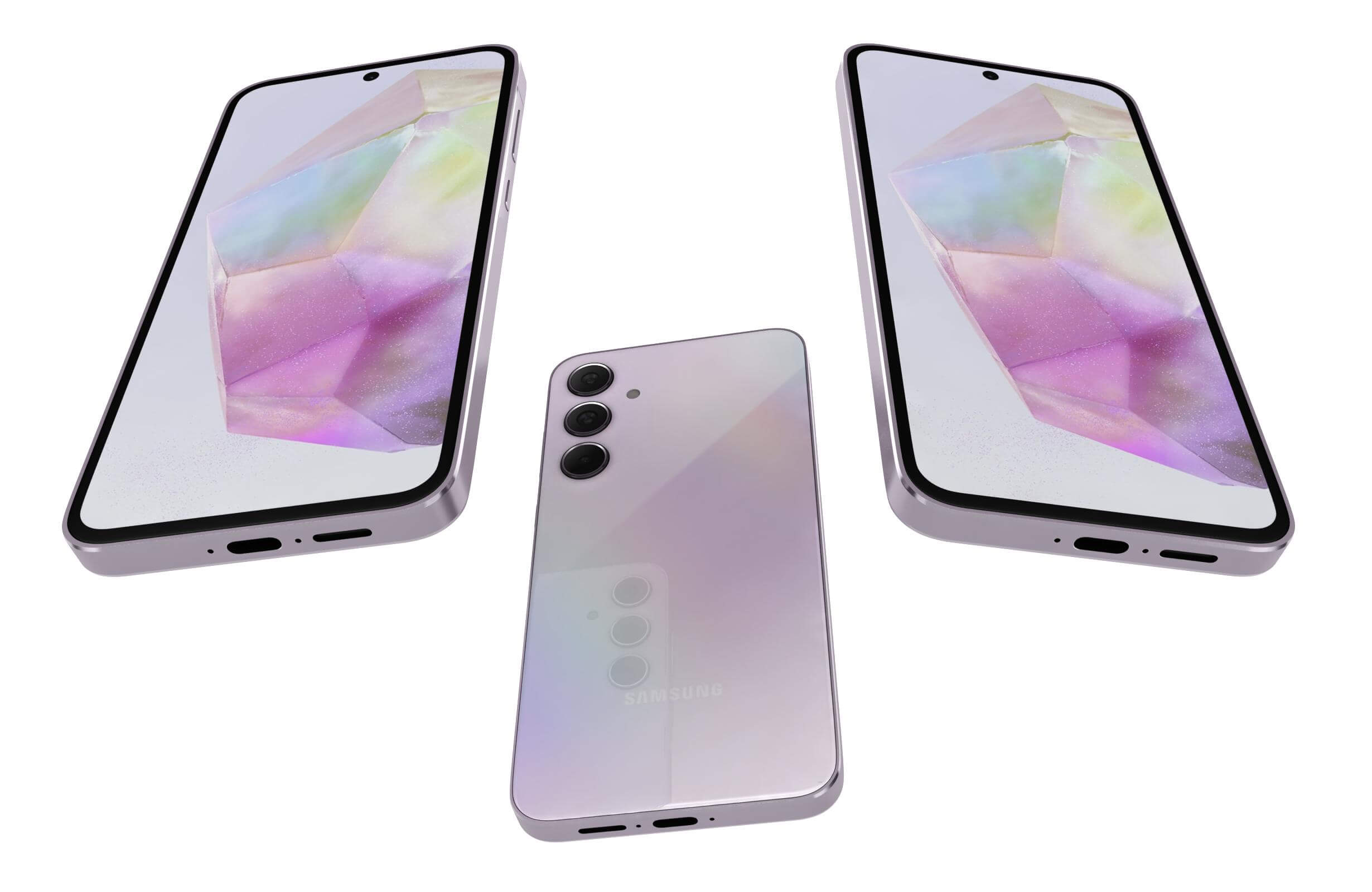 Samsung Galaxy A35 5G Pink - 3D Model by Rever_Art