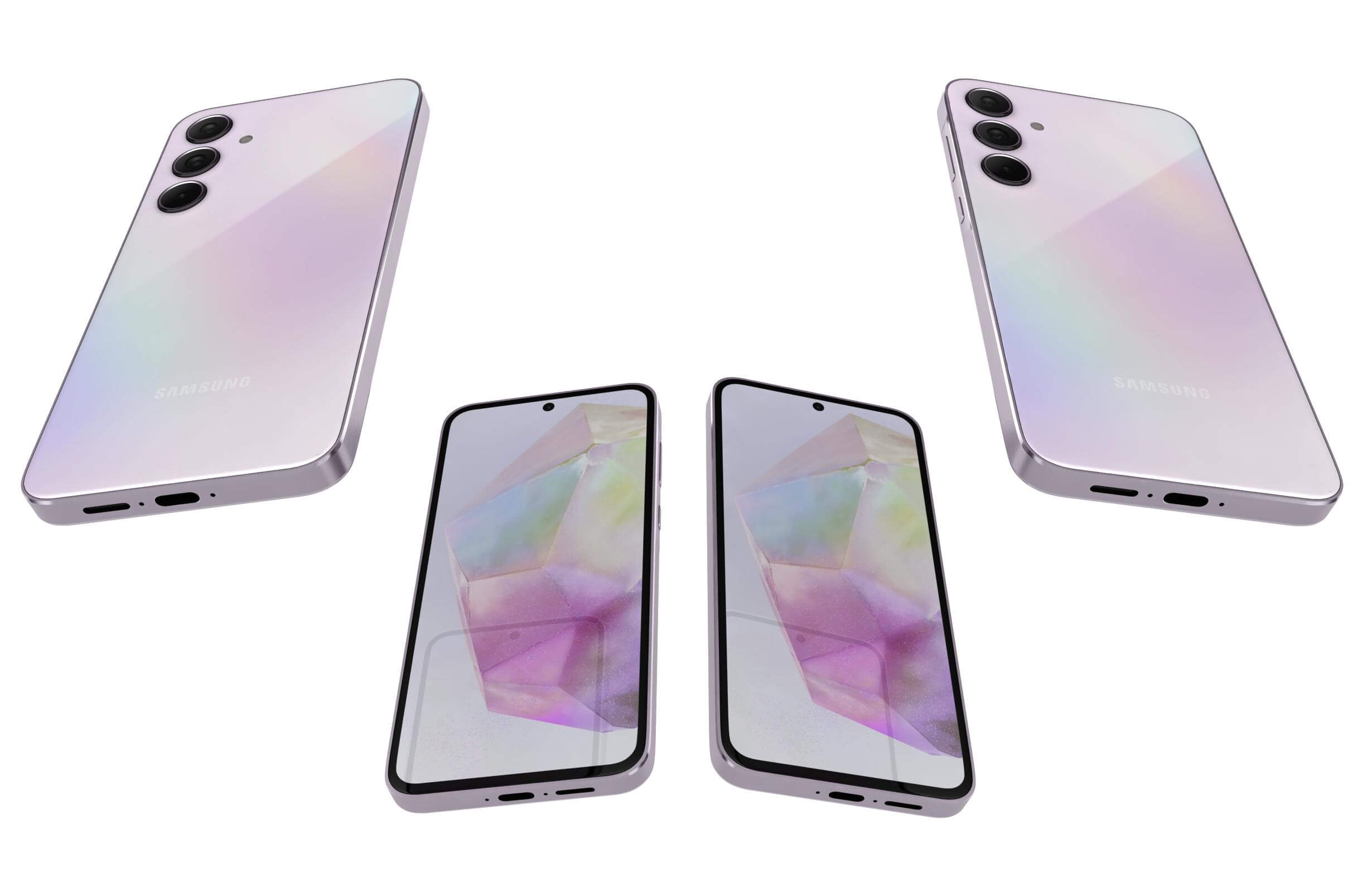 Samsung Galaxy A35 5G Pink - 3D Model by Rever_Art