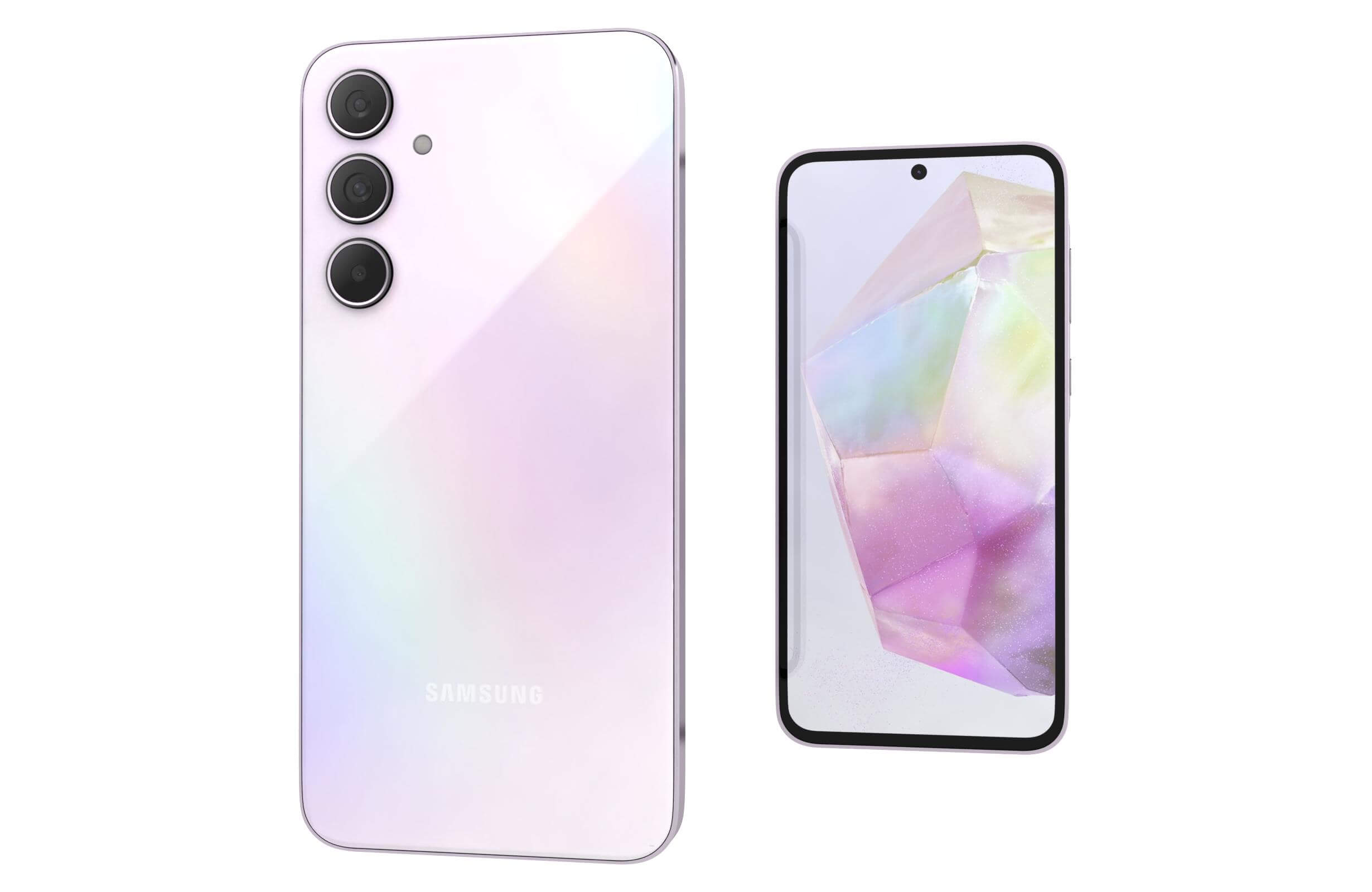 Samsung Galaxy A35 5G Pink - 3D Model by Rever_Art