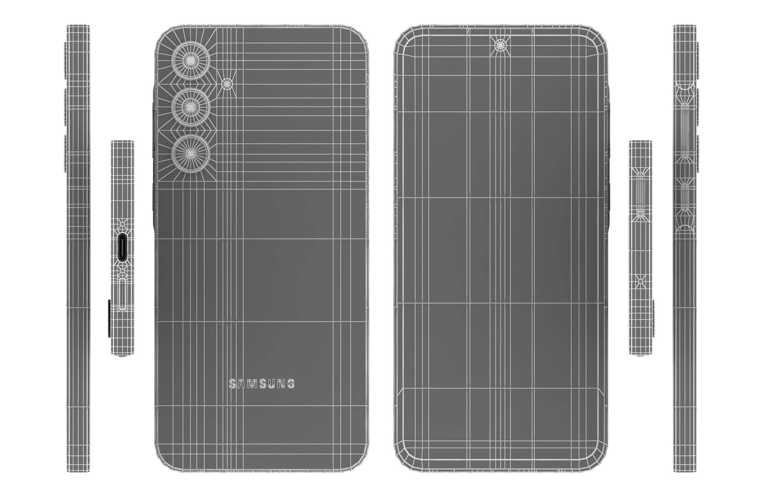 Samsung Galaxy A35 5G White - 3D Model by Rever_Art
