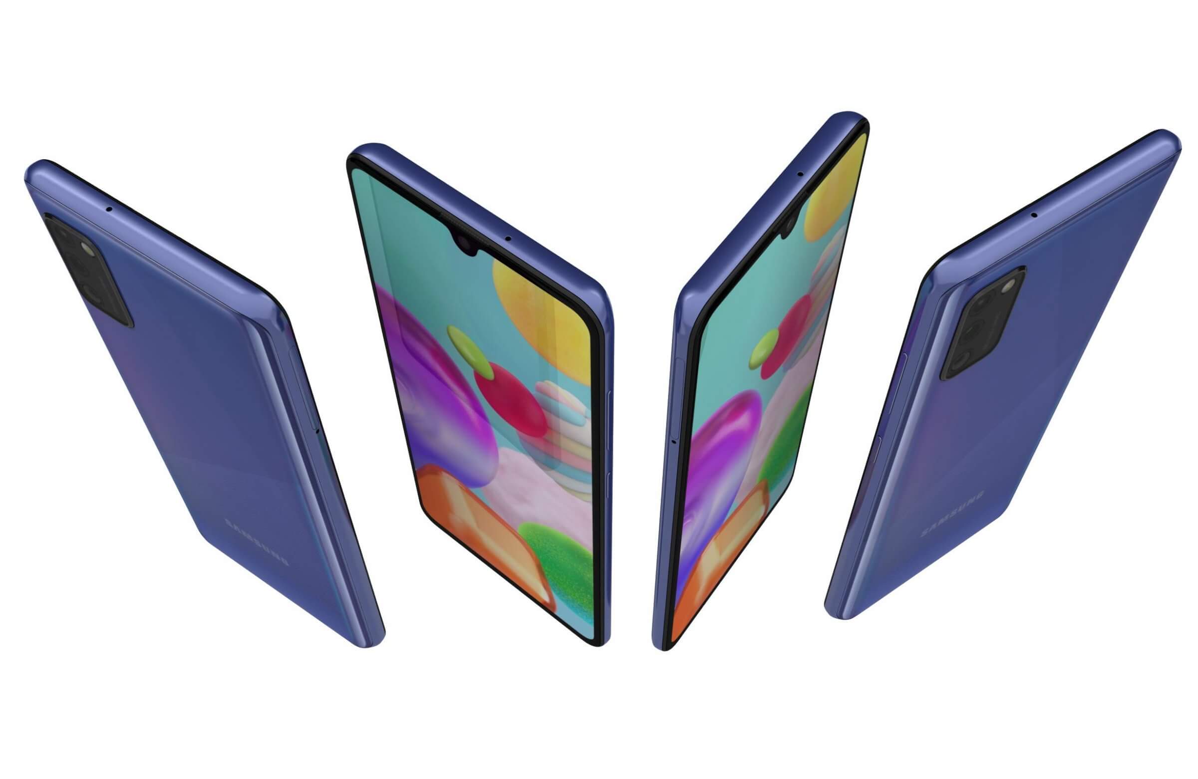 Samsung Galaxy A41 Prism Crush Blue - 3D Model by Rever_Art