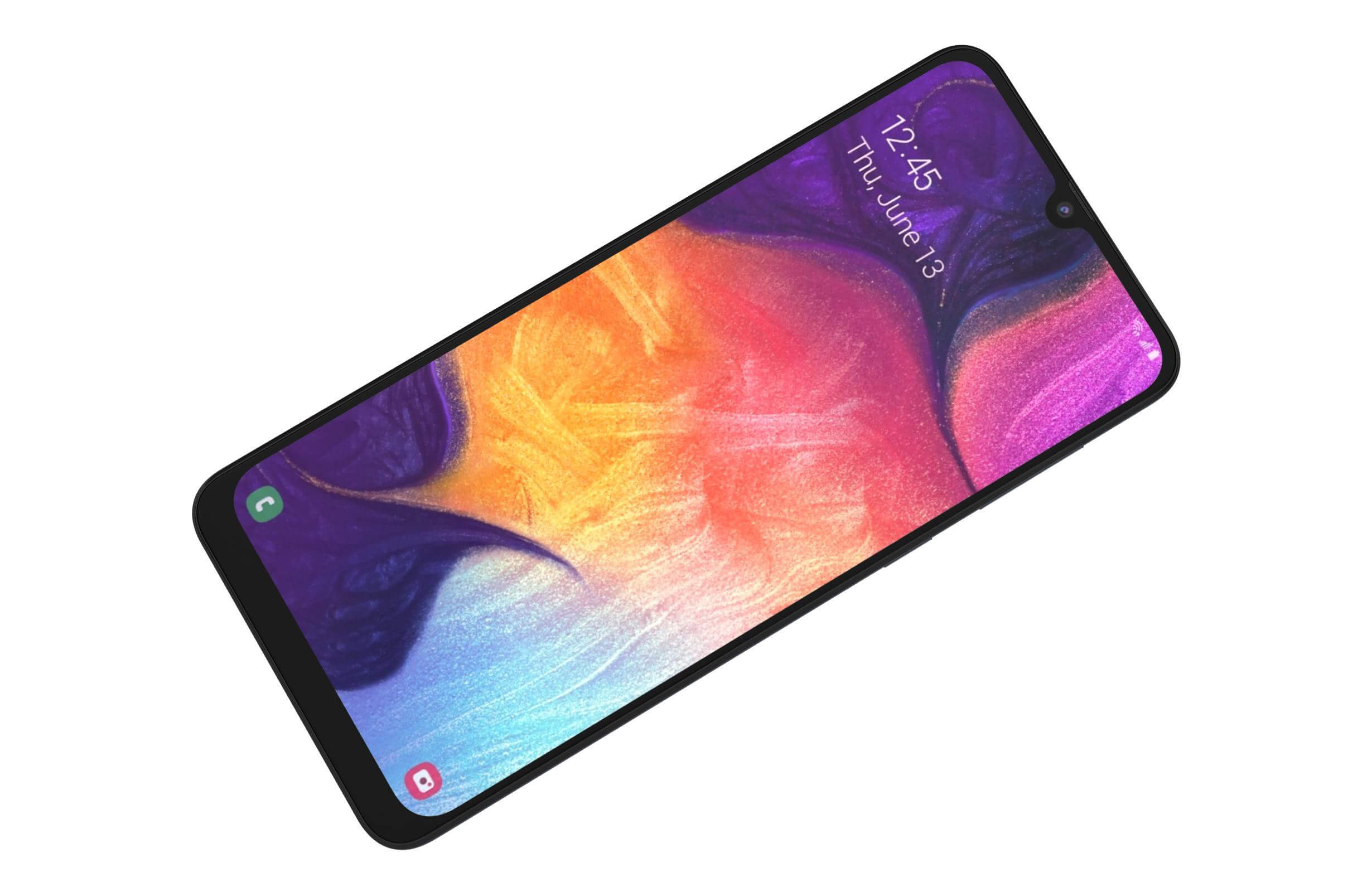 Samsung Galaxy A50 Black - 3D Model by Rever_Art