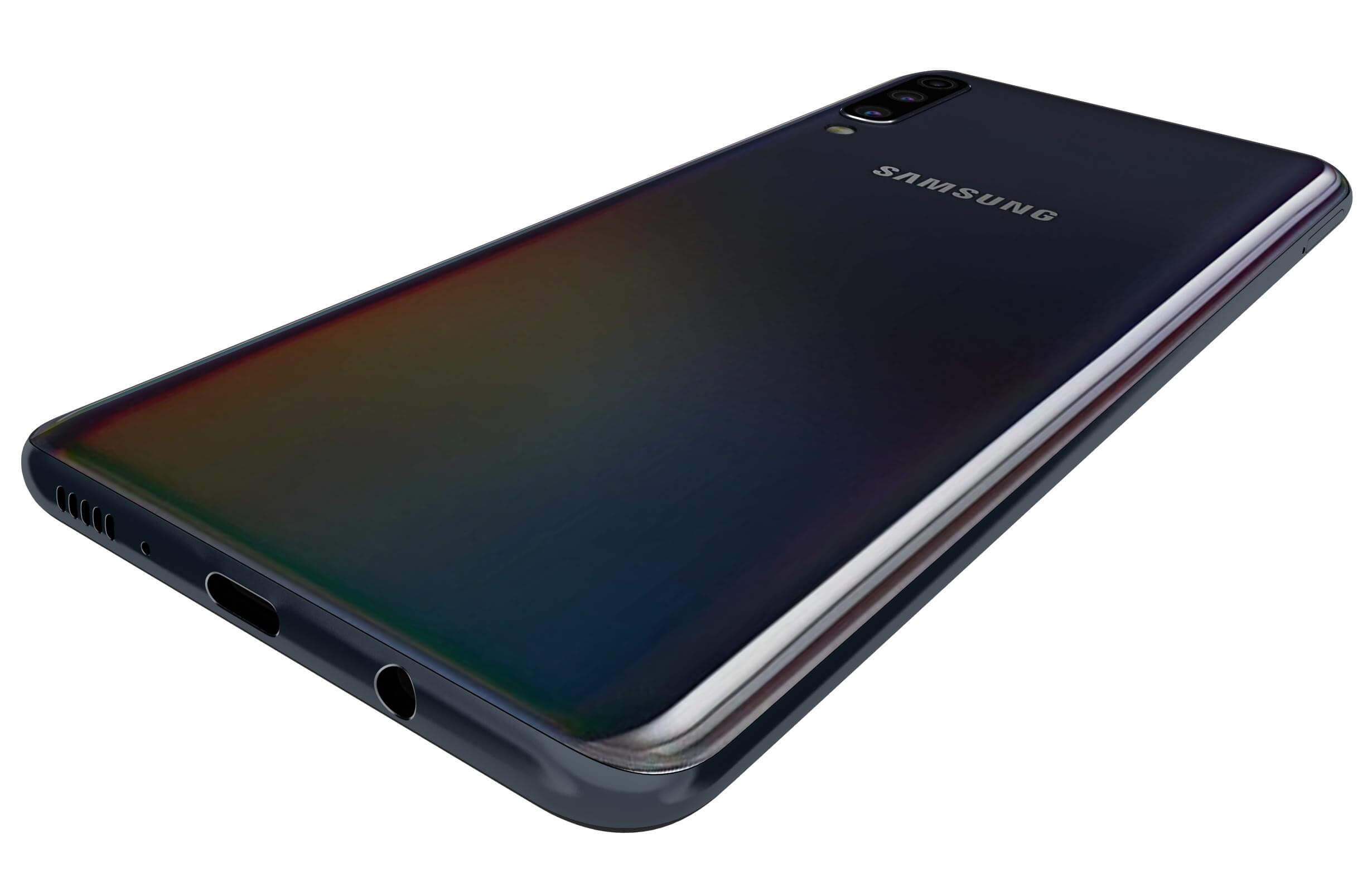 Samsung Galaxy A50 Black - 3D Model by Rever_Art
