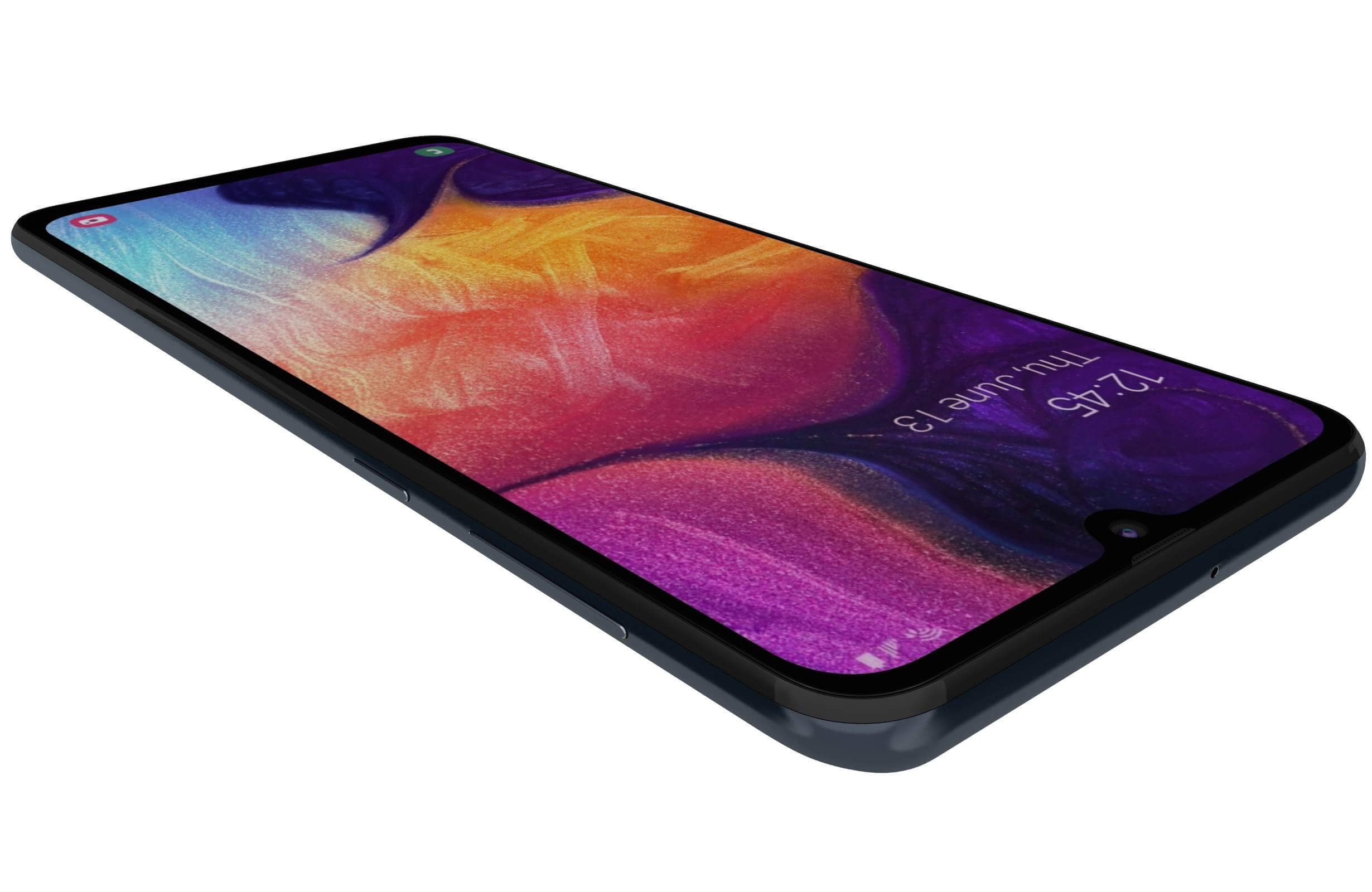 Samsung Galaxy A50 Black - 3D Model by Rever_Art