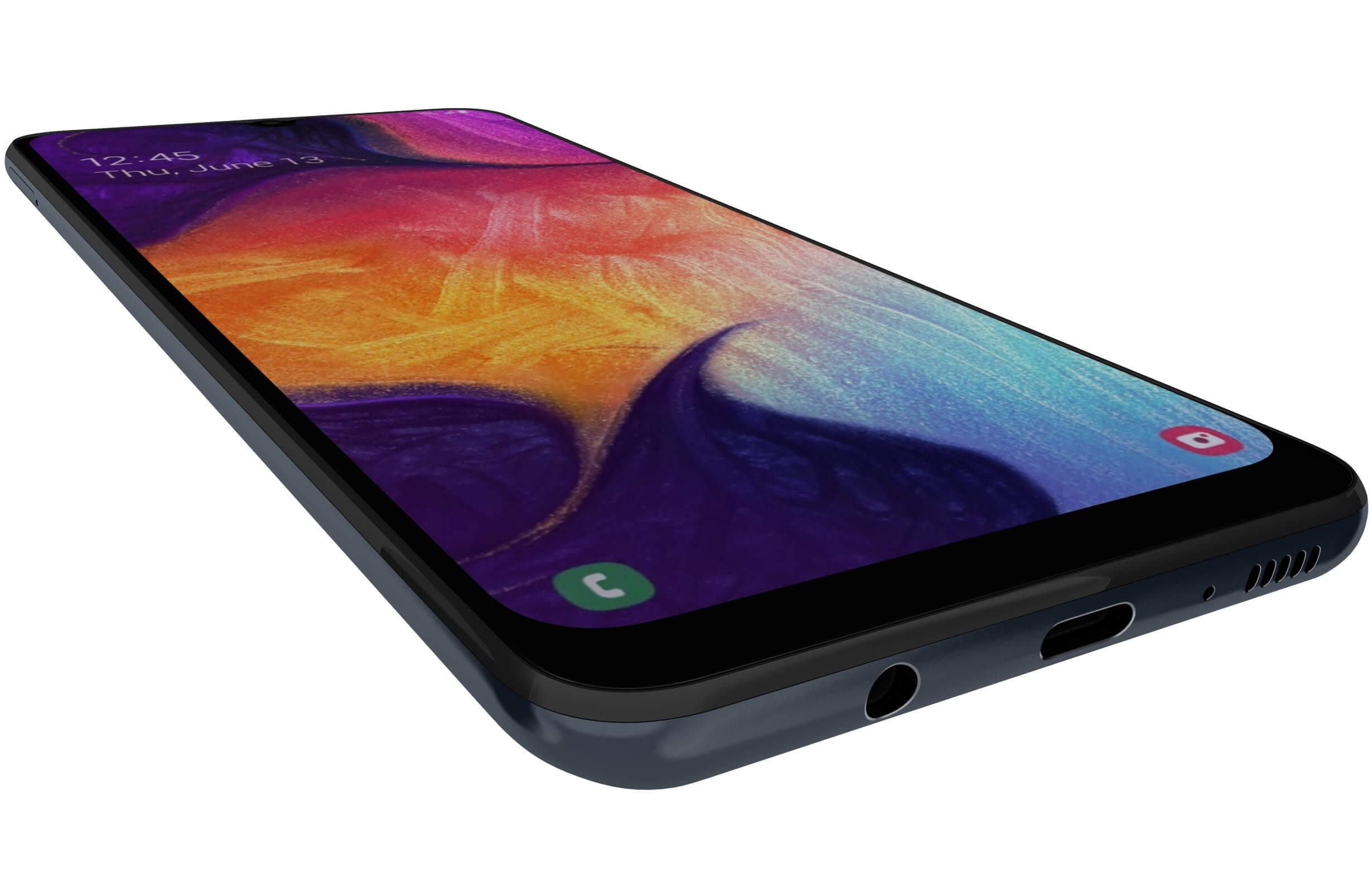 Samsung Galaxy A50 Black - 3D Model by Rever_Art