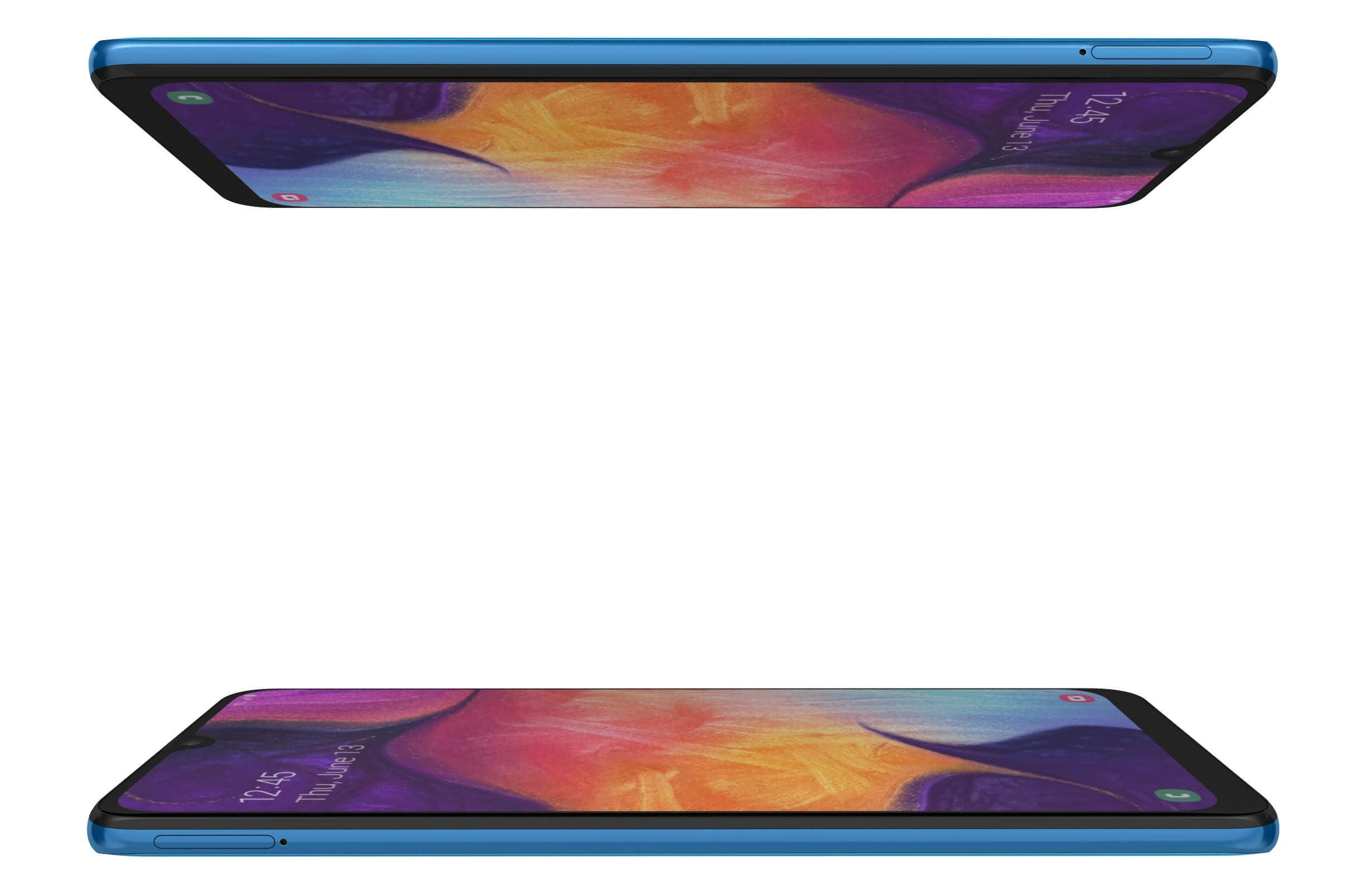 Samsung Galaxy A50 Blue - 3D Model by Rever_Art