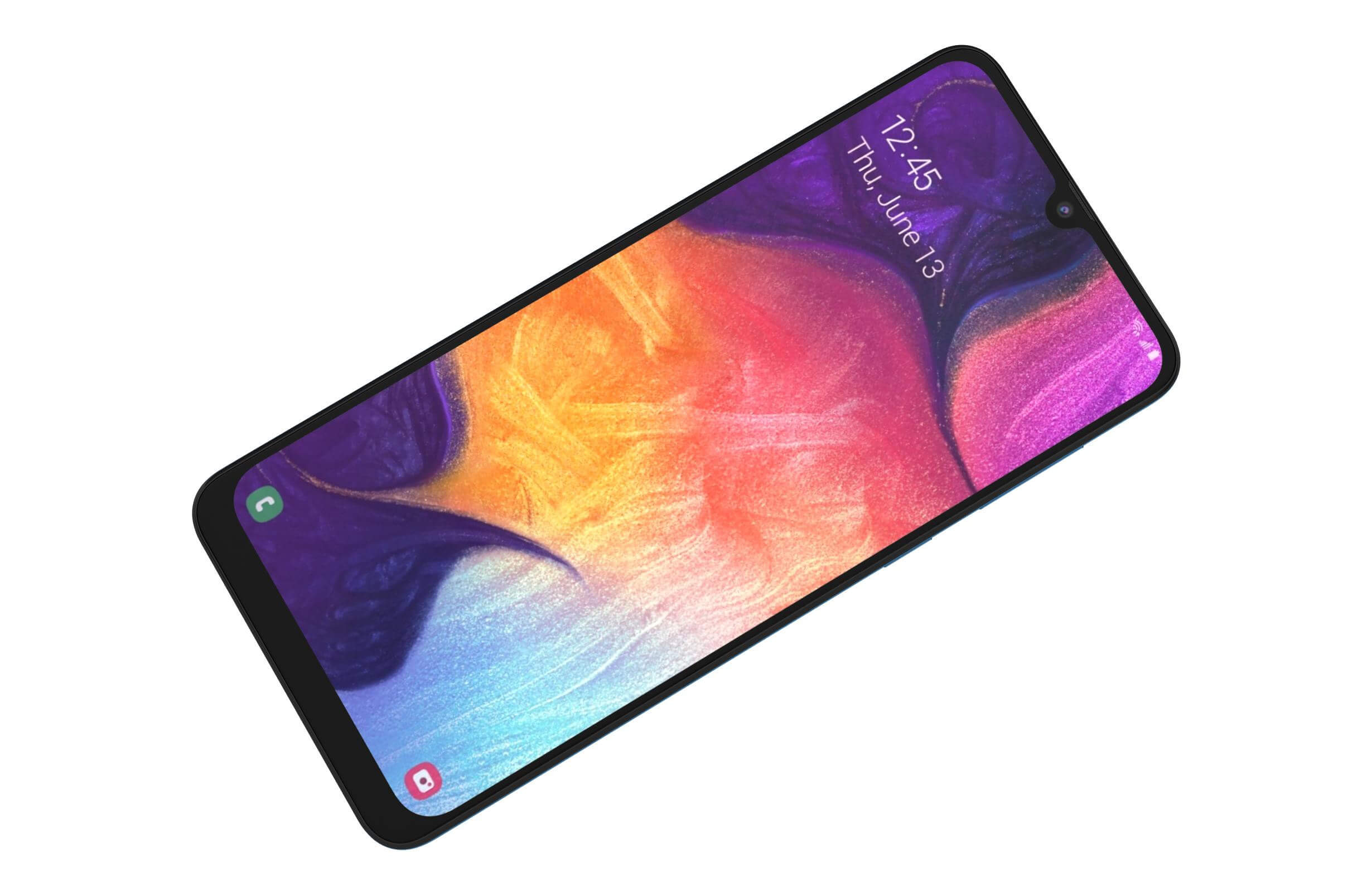 Samsung Galaxy A50 Blue - 3D Model by Rever_Art