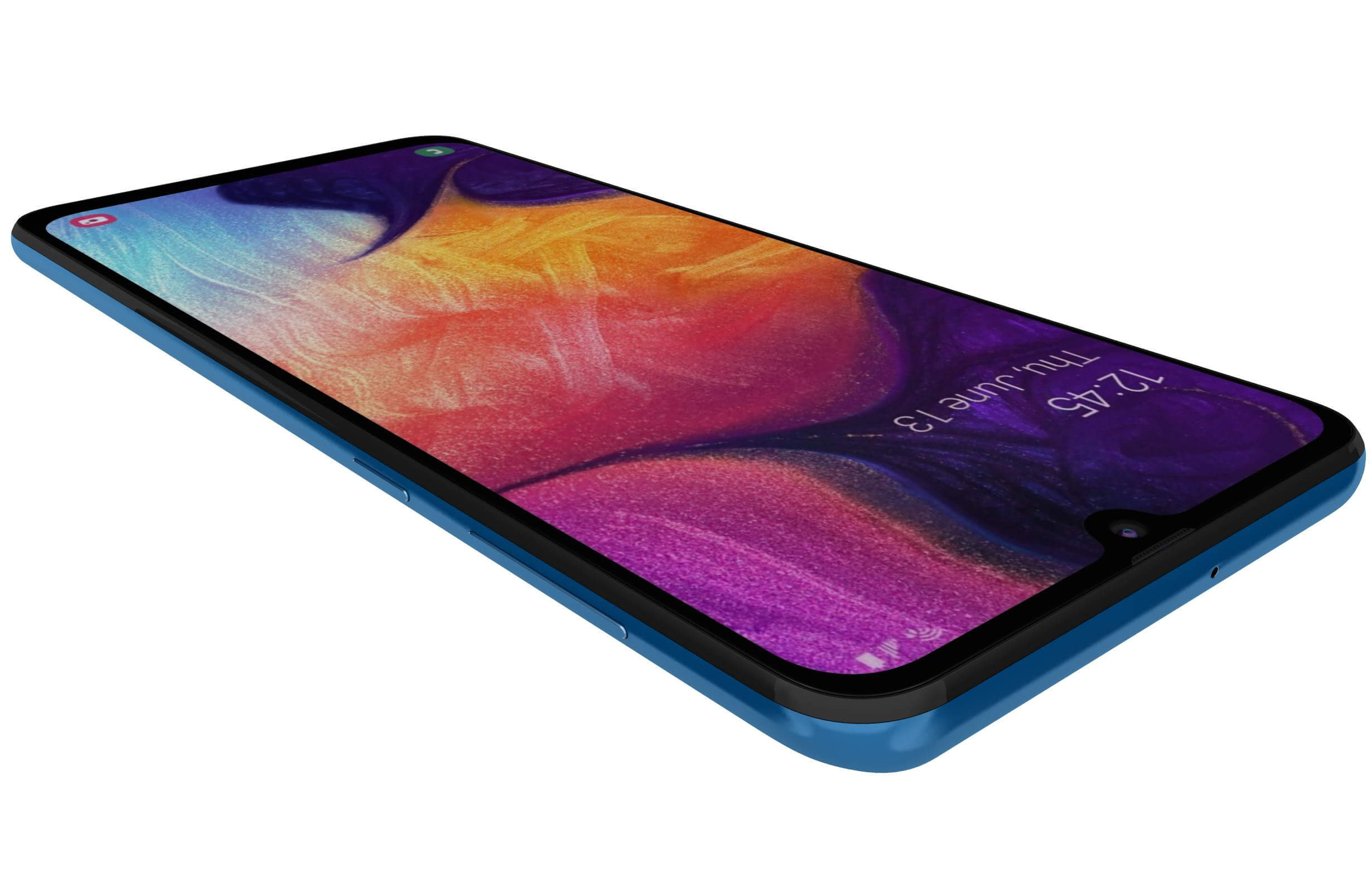 Samsung Galaxy A50 Blue - 3D Model by Rever_Art