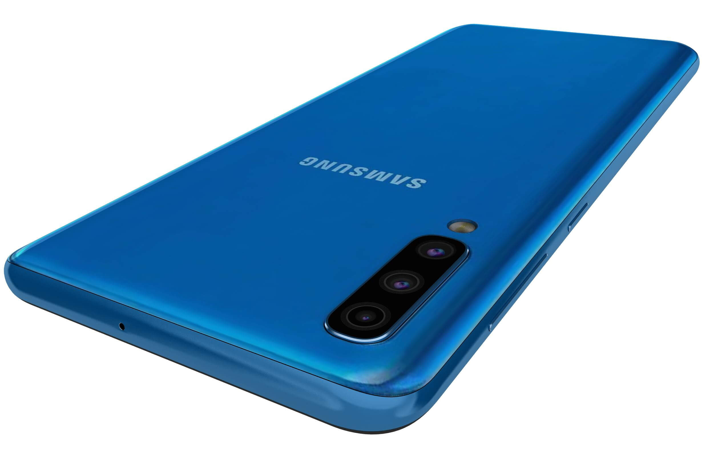 Samsung Galaxy A50 Blue - 3D Model by Rever_Art