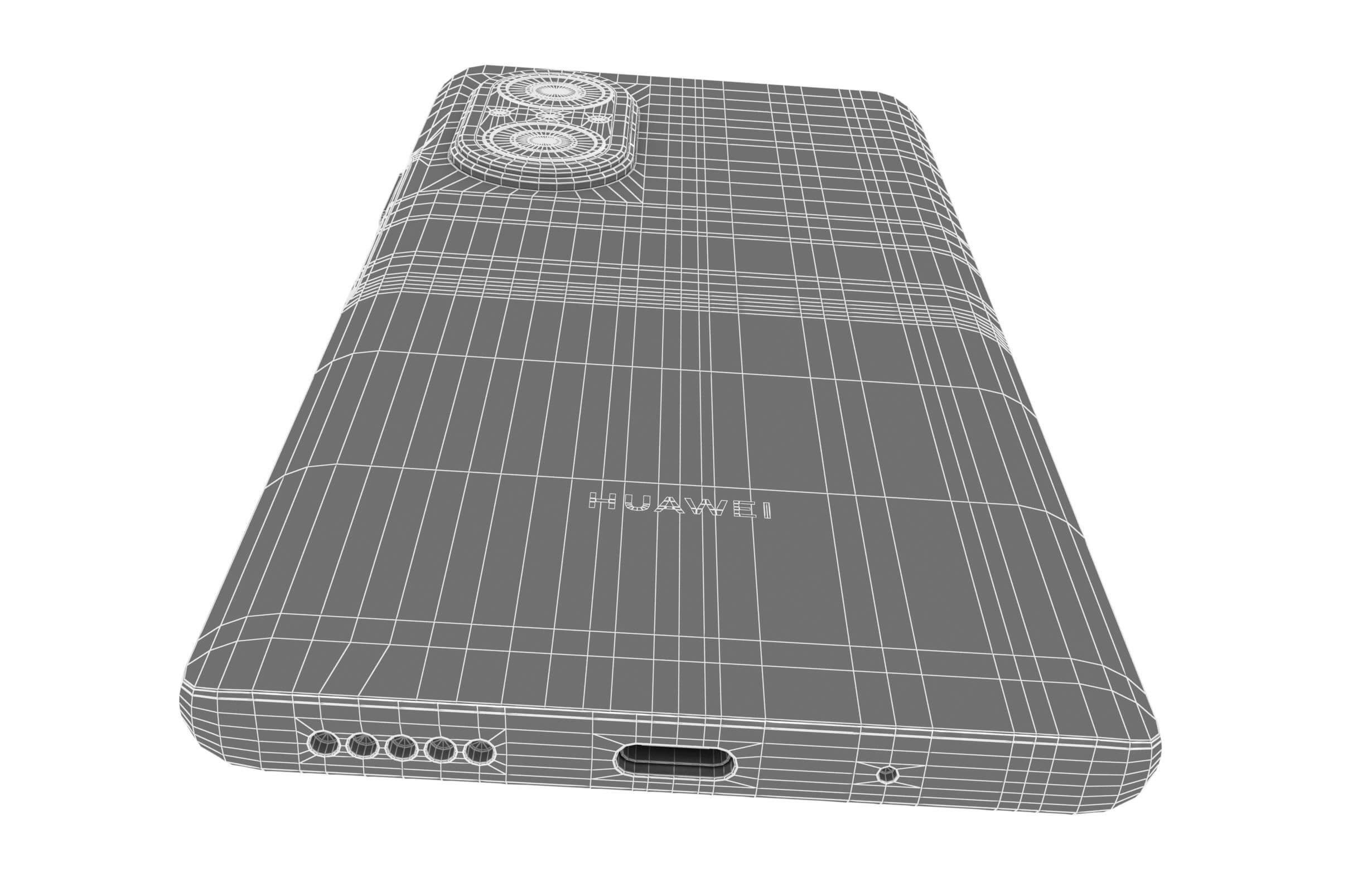 Samsung Galaxy A50 Blue - 3D Model by Rever_Art