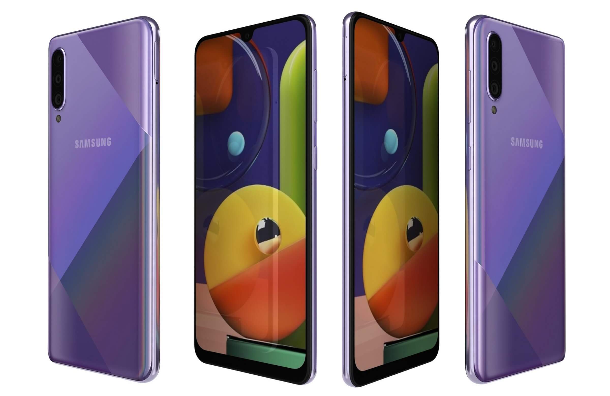 Samsung Galaxy A50s All Colors - 3D Model by Rever_Art