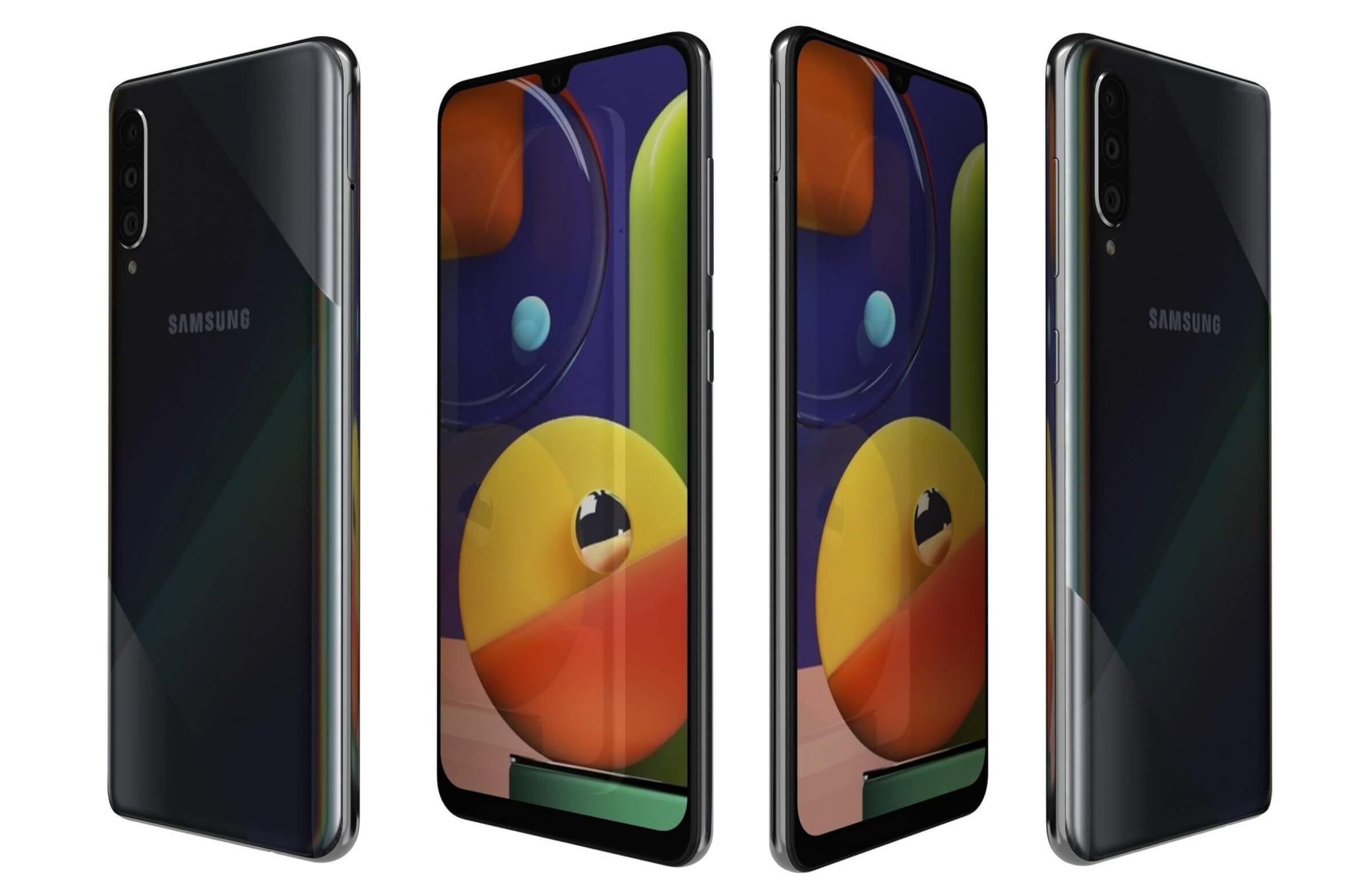 Samsung Galaxy A50s All Colors - 3D Model by Rever_Art