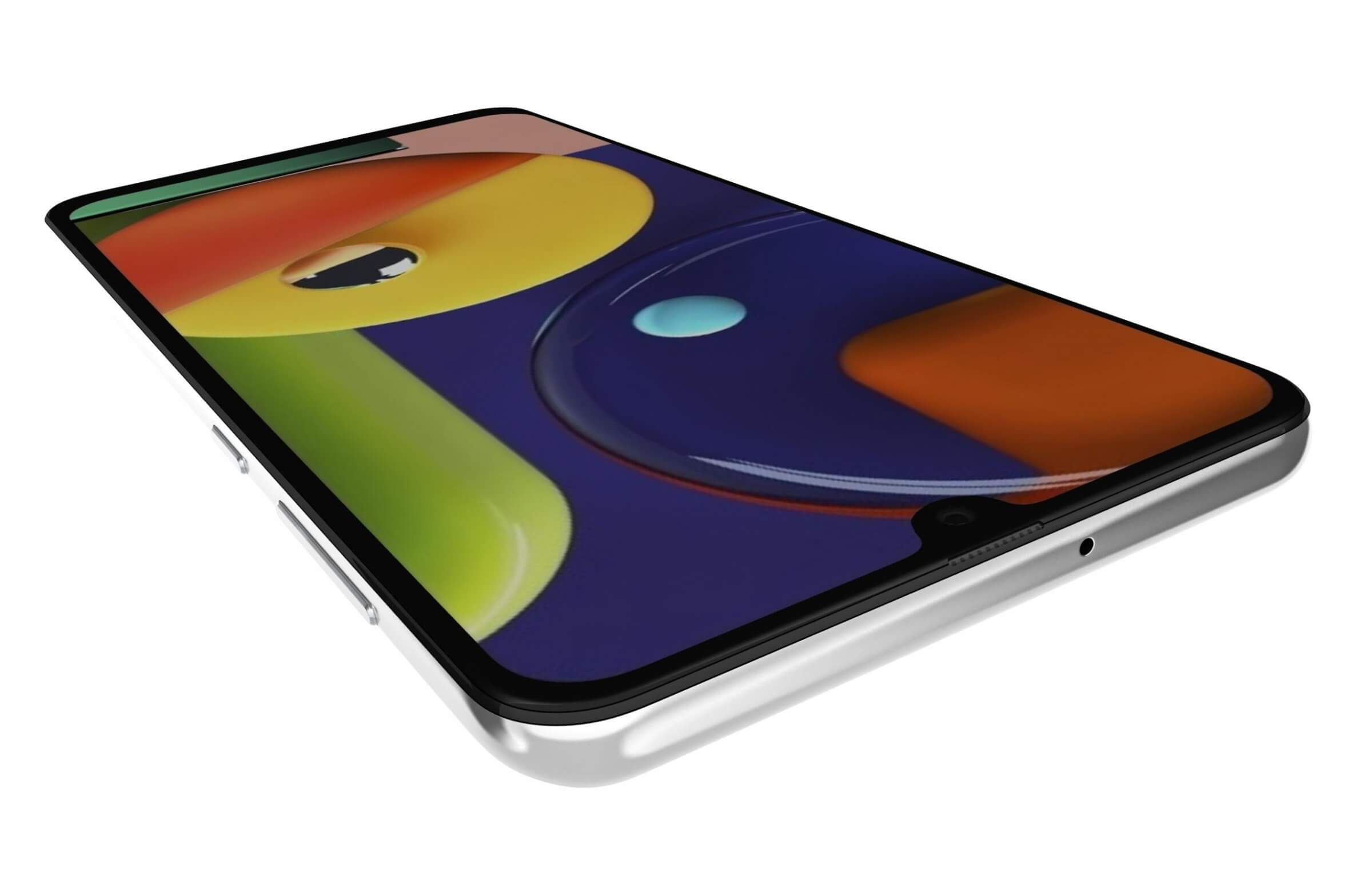 Samsung Galaxy A50s Prism Crush White - 3D Model by Rever_Art