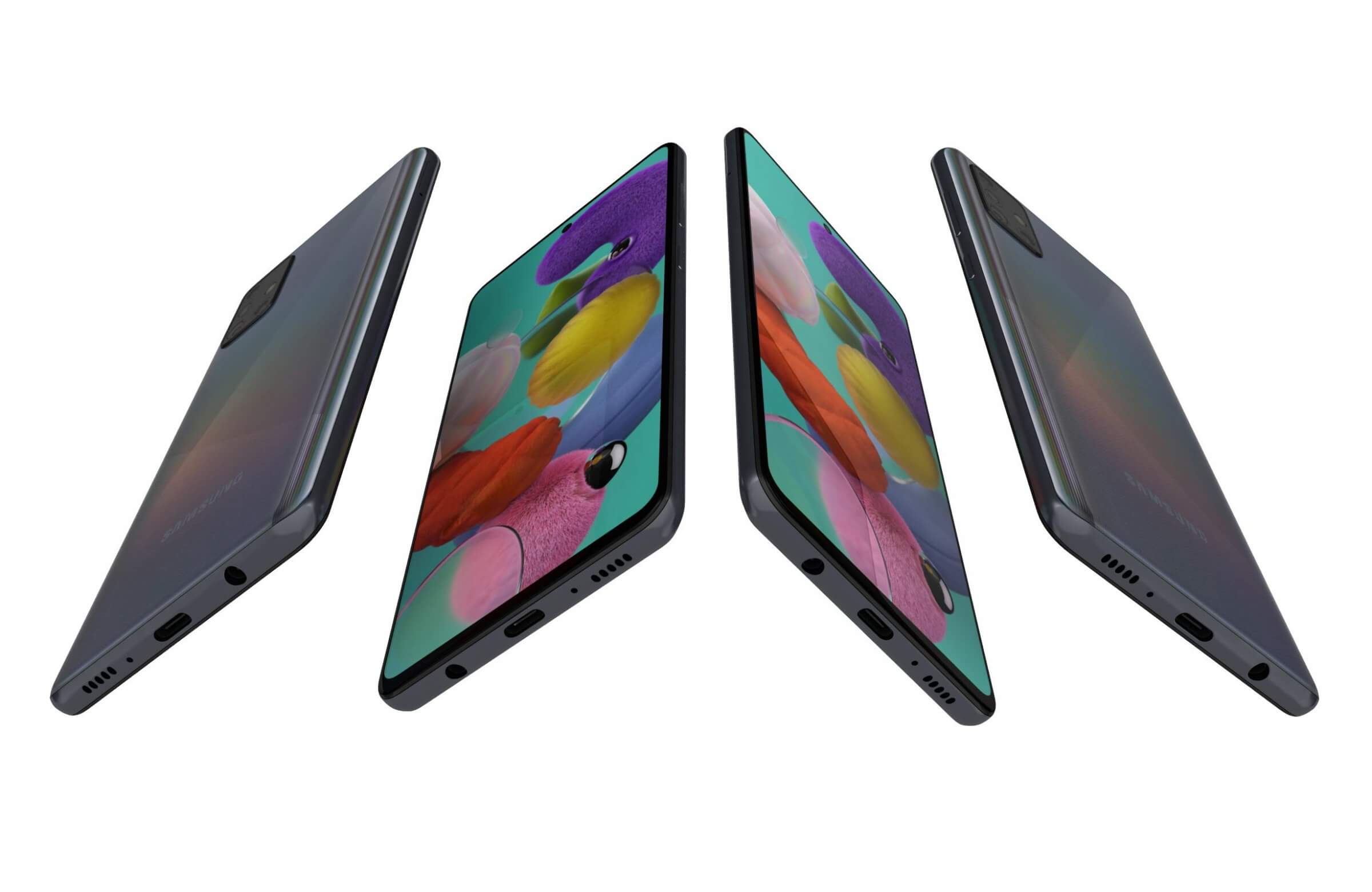 Samsung Galaxy A51 All Colors - 3D Model by Rever_Art