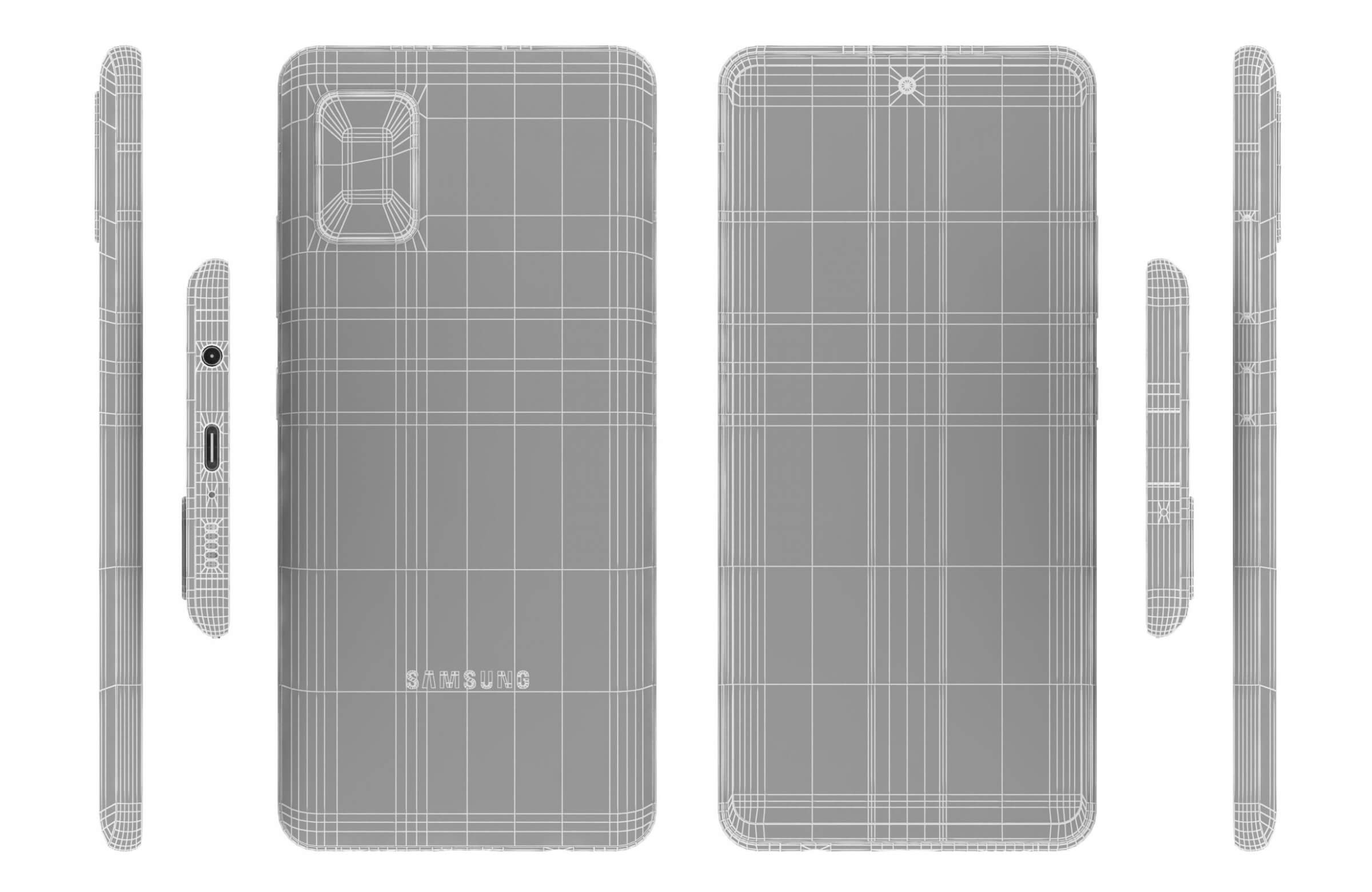 Samsung Galaxy A51 And 5G - 3D Model by Rever_Art