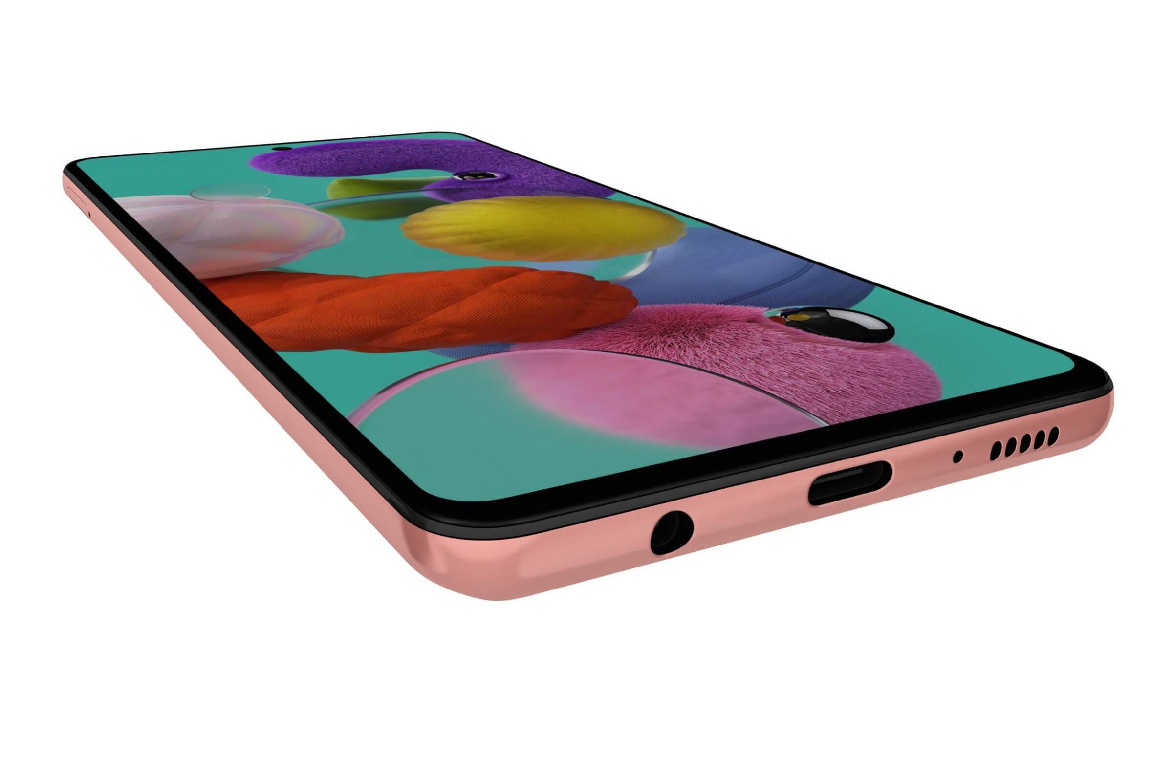 Samsung Galaxy A51 Pink - 3D Model by Rever_Art