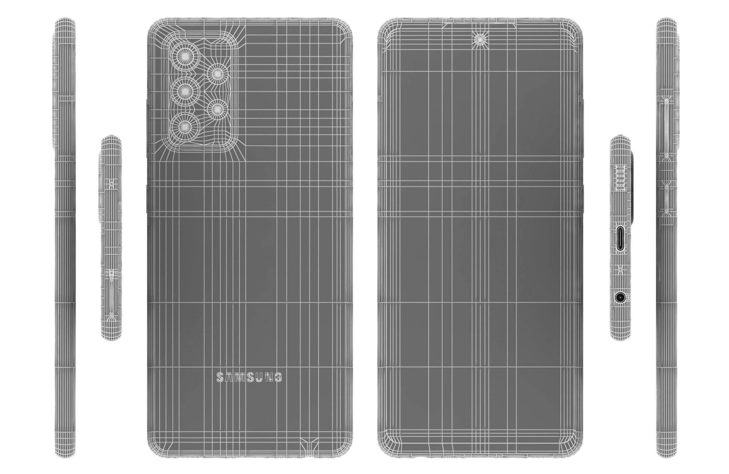 Samsung Galaxy A52 A52S And A53 5G Collections - 3D Model by Rever_Art