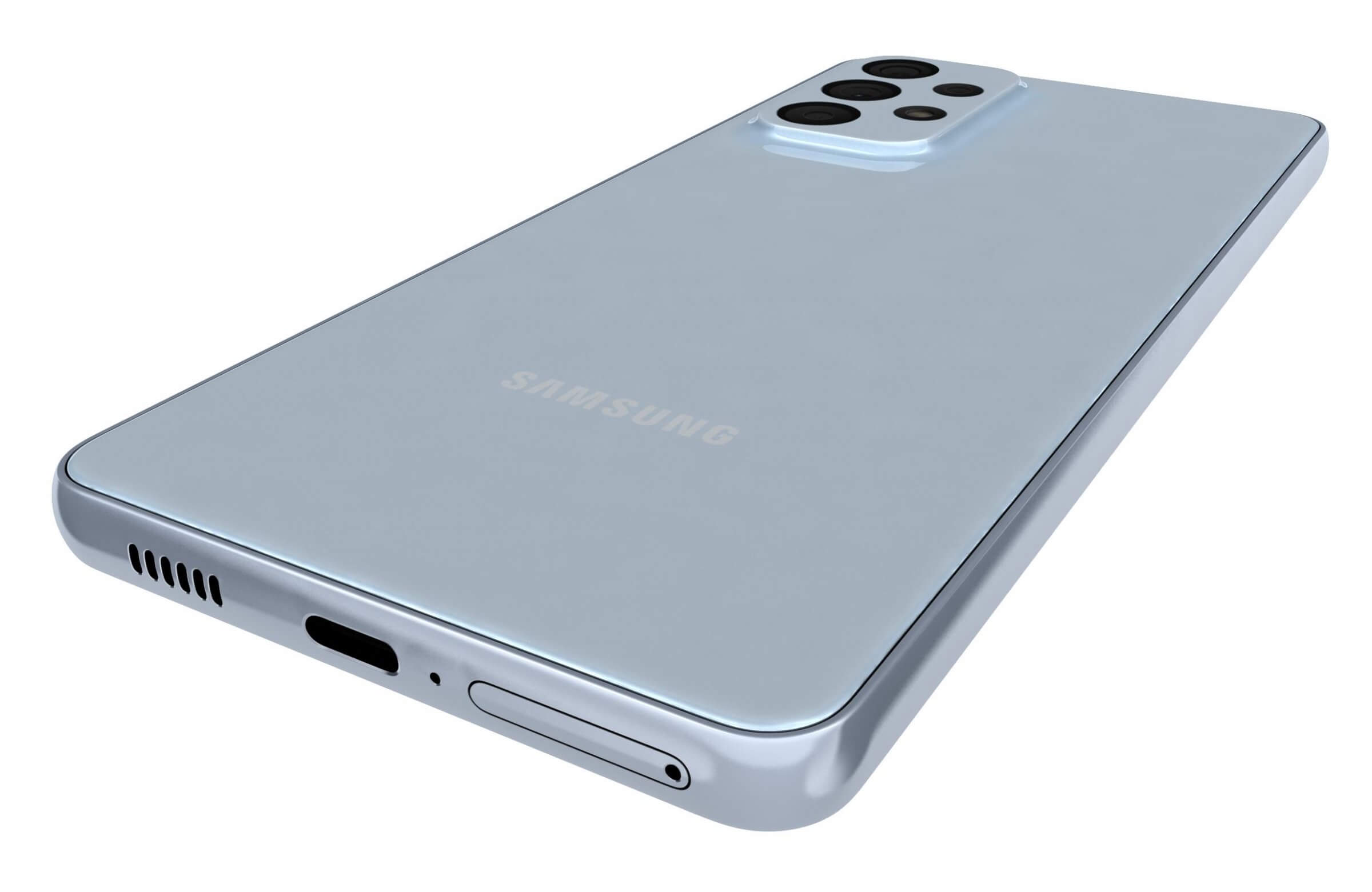 Samsung Galaxy A53 5G Blue - 3D Model by Rever_Art