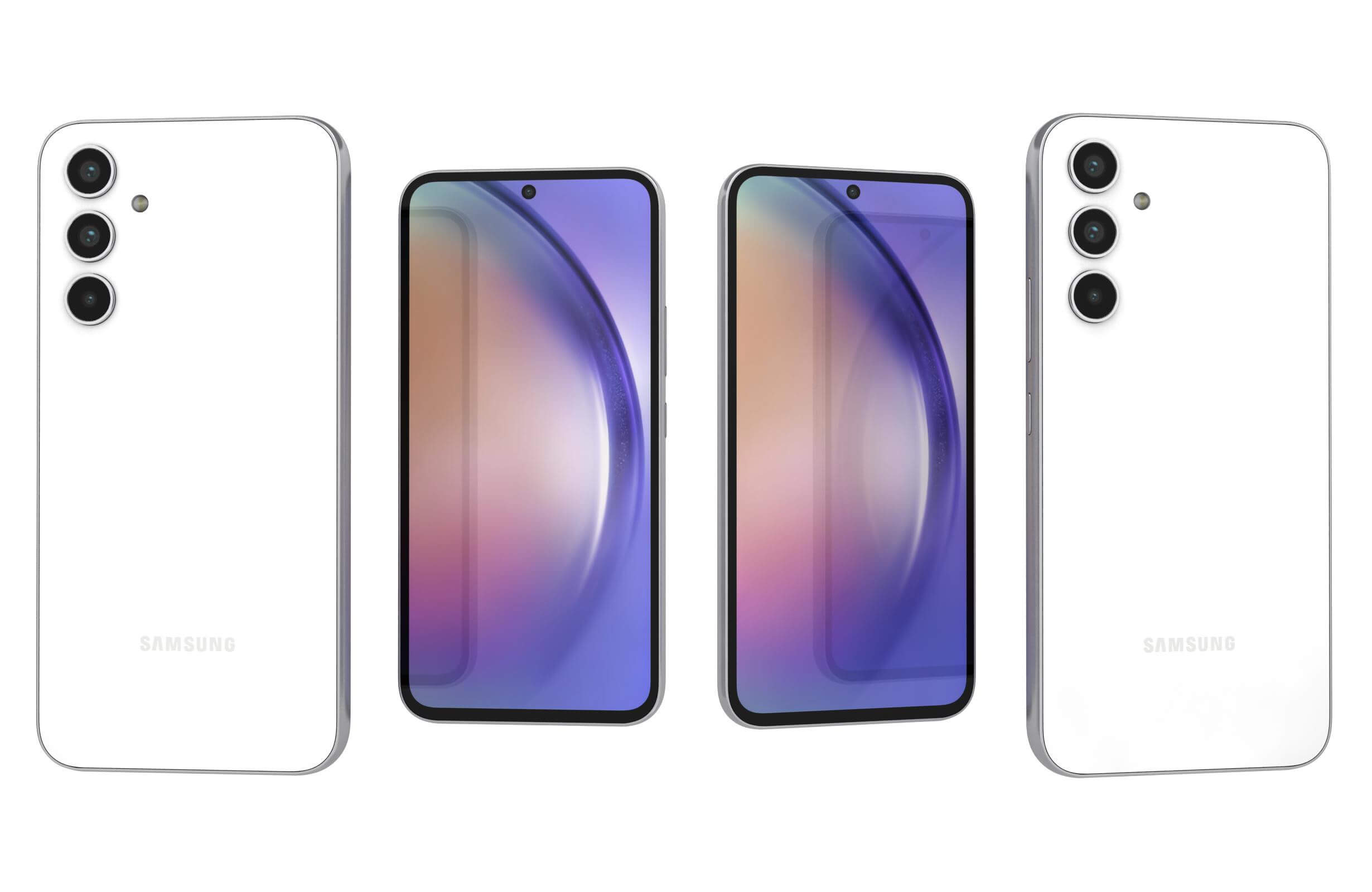 Samsung Galaxy A54 All Colors - 3D Model by Rever_Art