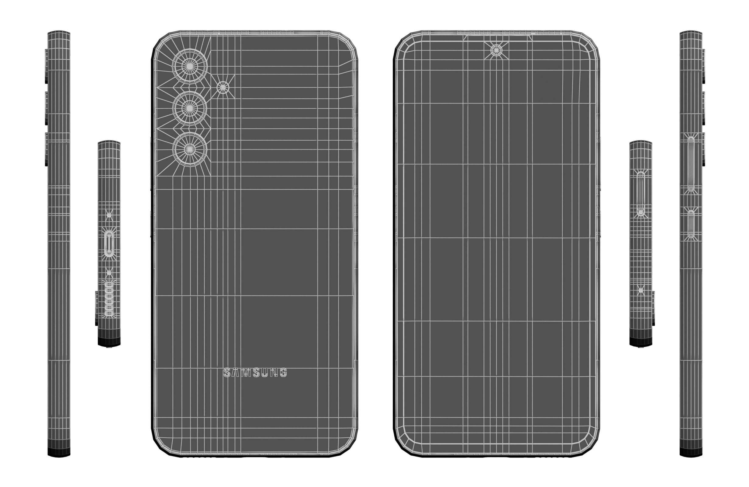 Samsung Galaxy A54 All Colors - 3D Model by Rever_Art