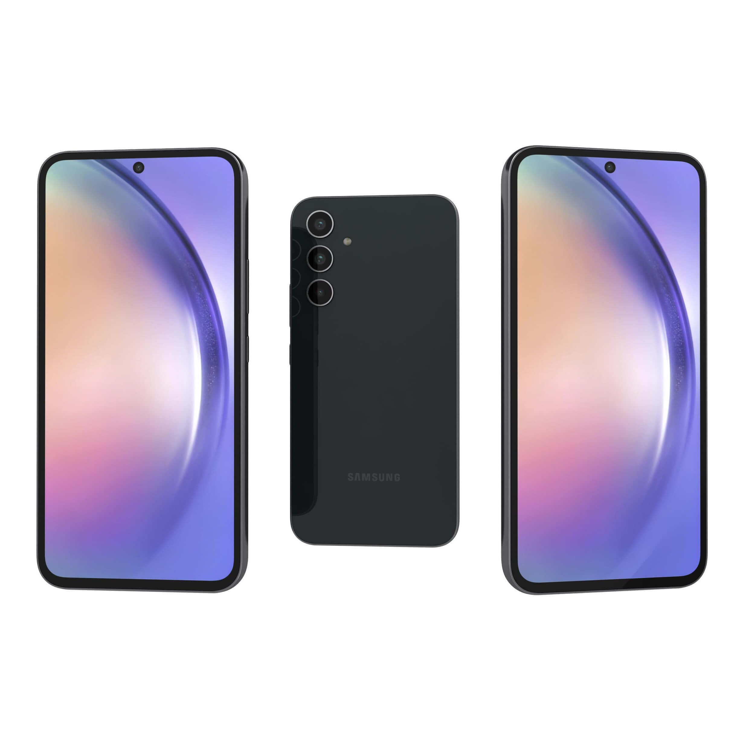 Samsung Galaxy A54 Black - 3D Model by Rever_Art