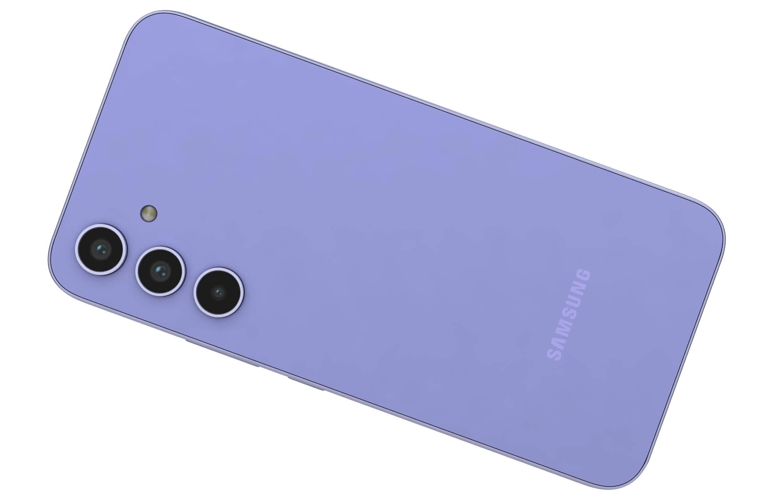 Samsung Galaxy A54 Blue - 3D Model by Rever_Art